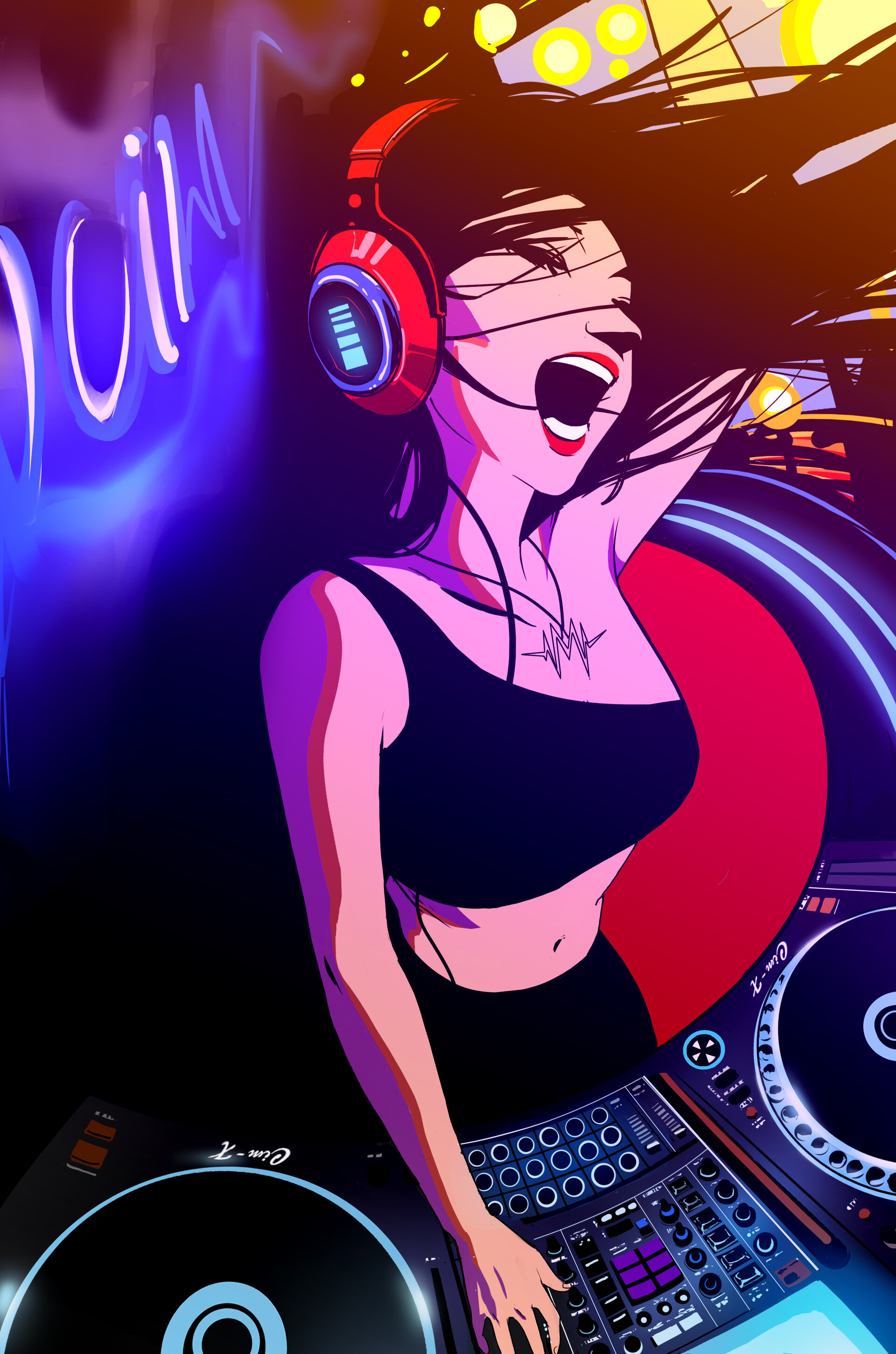ArtStation - DJ girl