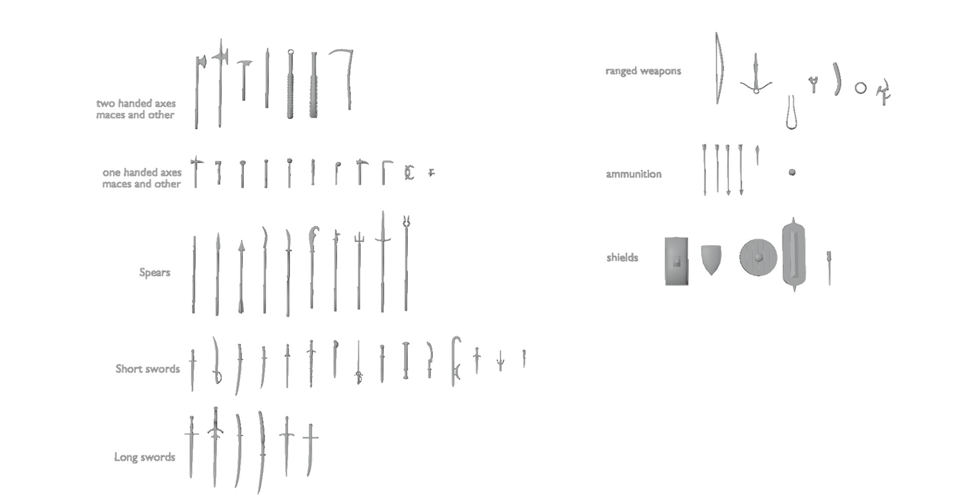 ArtStation - multiple weapons