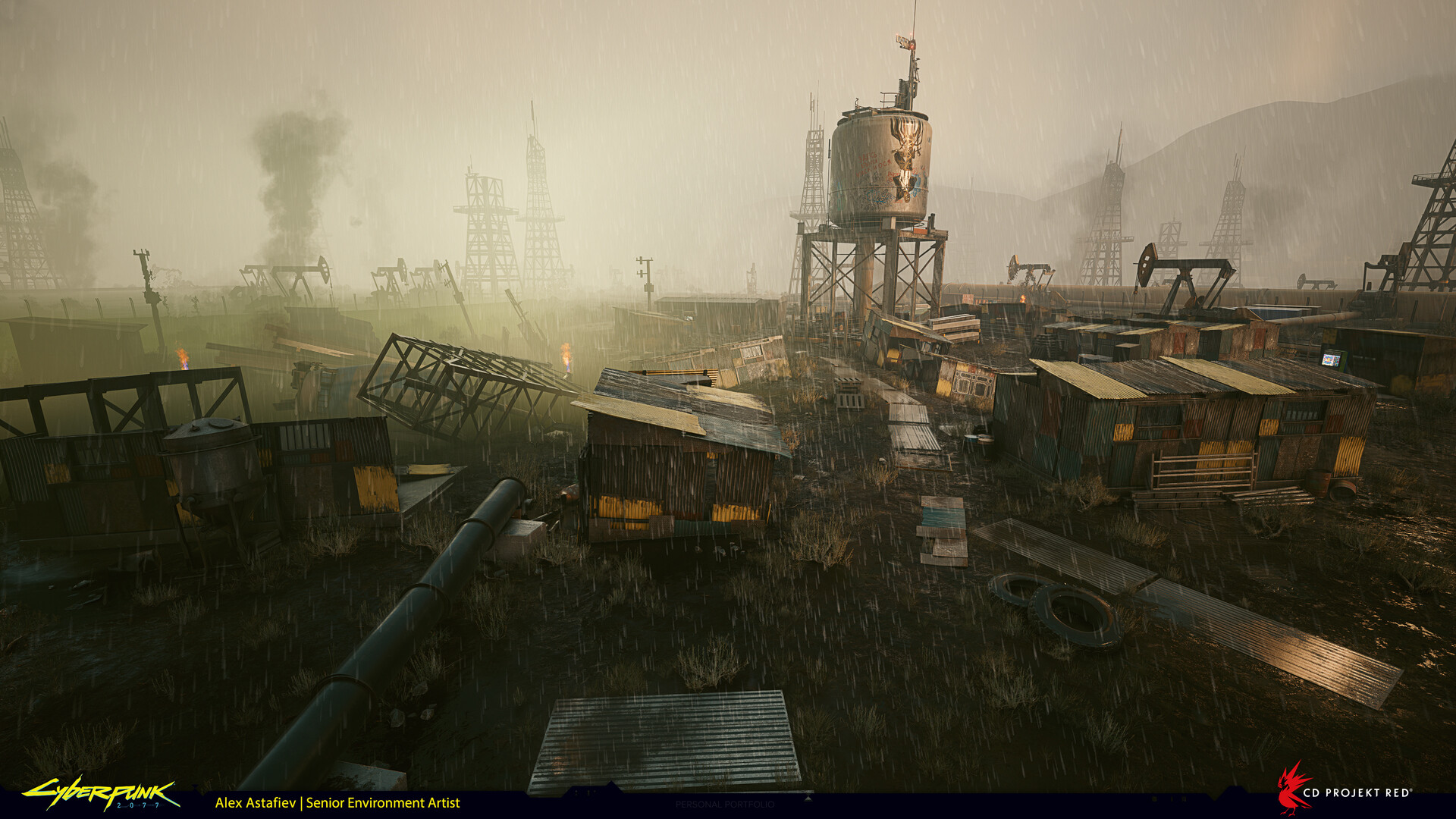 Alex Astafiev - Cyberpunk 2077 - Oil Fields