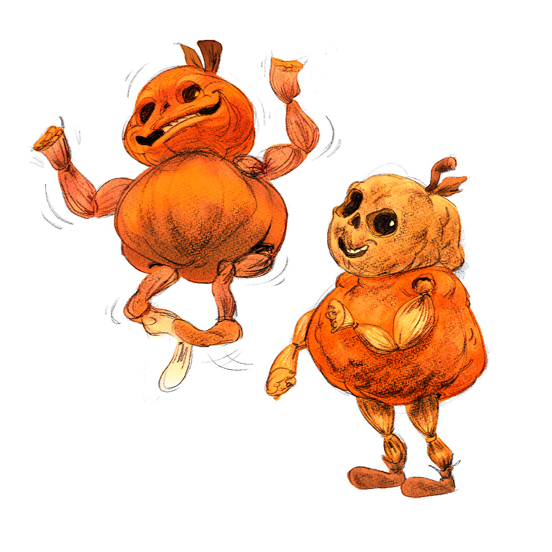ArtStation - Pumpkin People