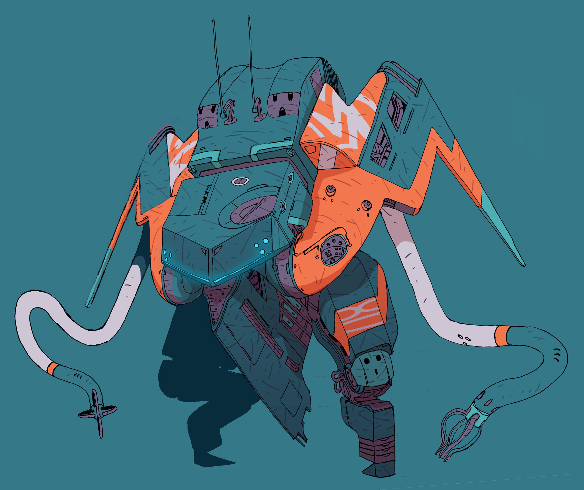 ArtStation - Original mecha pictures