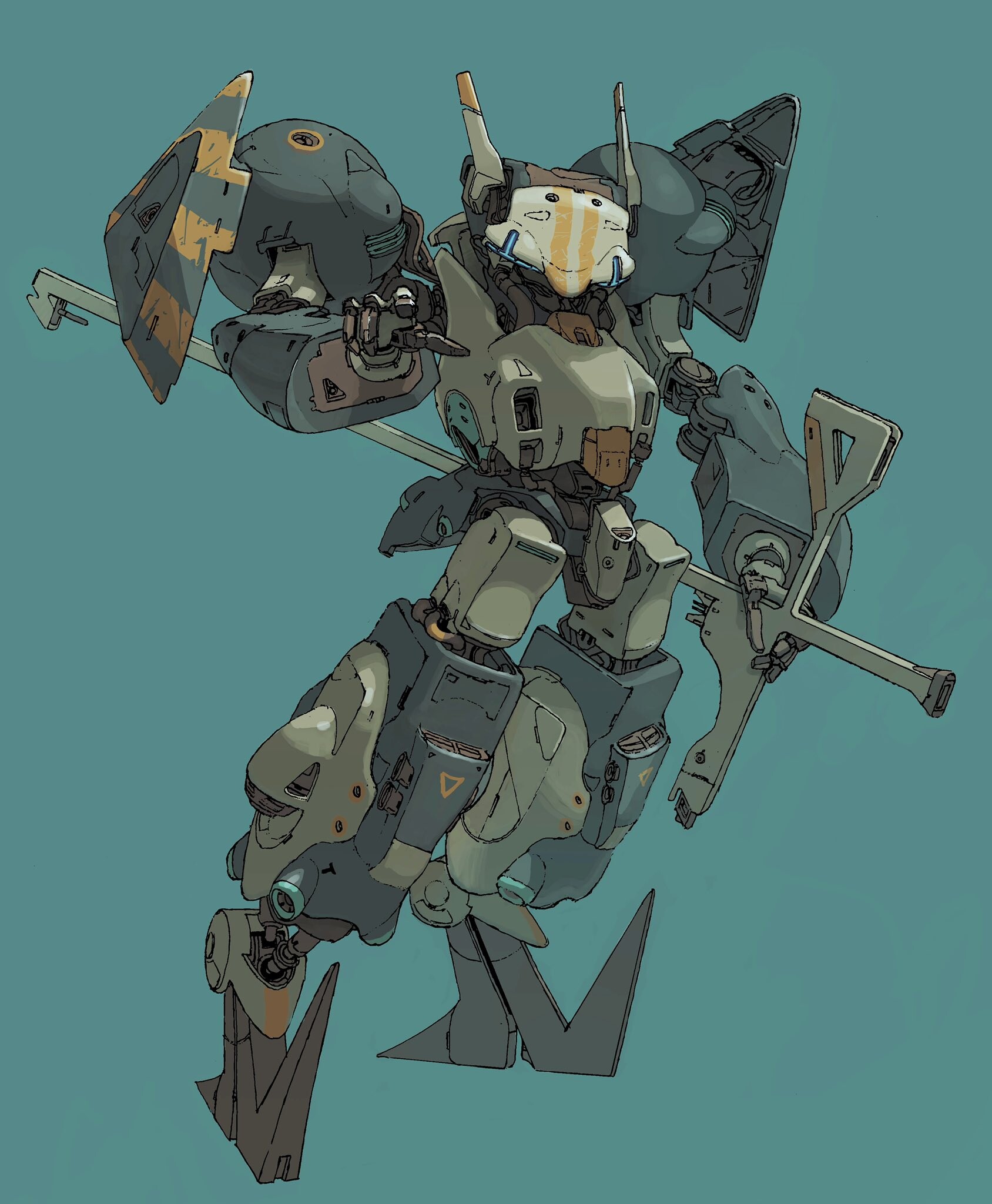 ArtStation - Original mecha pictures