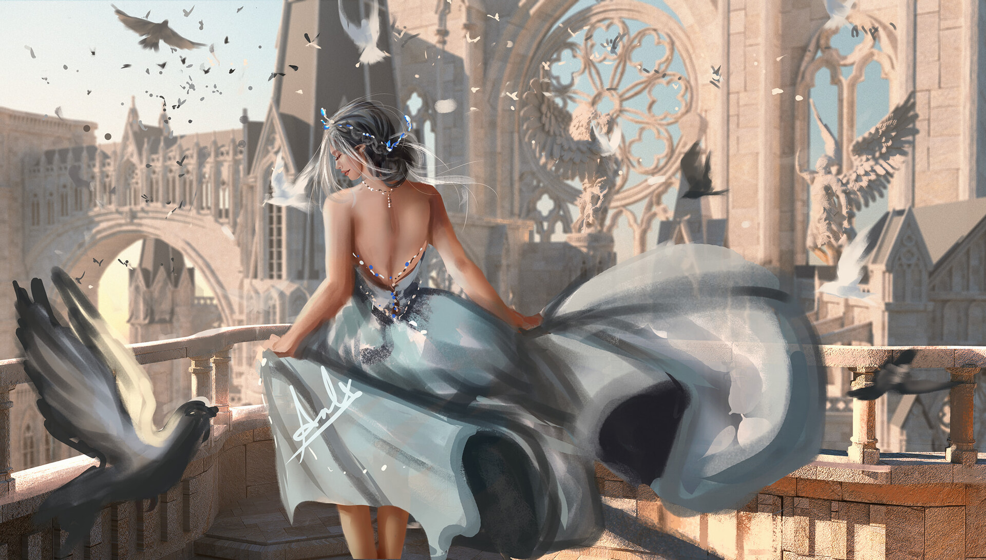 ArtStation - white 2 fanart