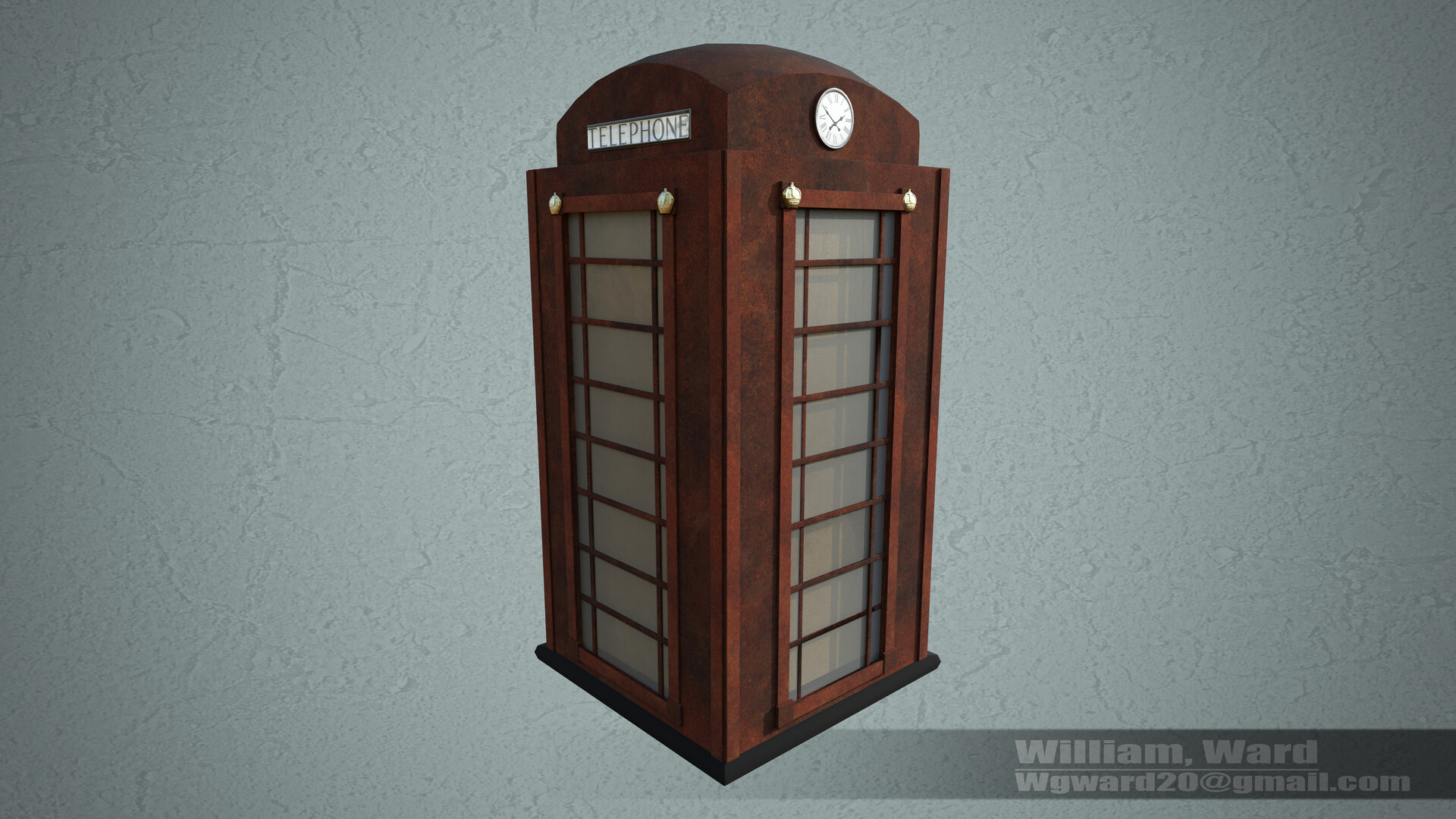 ArtStation - Phone booth study