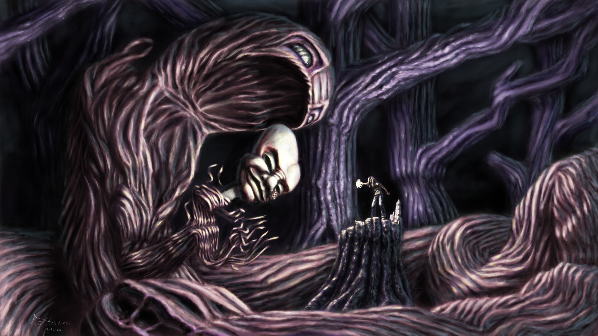 ArtStation - Confronting the Faceless Emotion