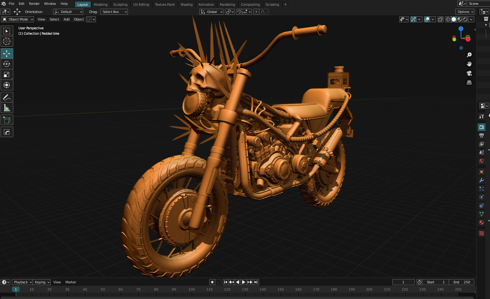 Sal - Post Apocalyptic Bike Environment