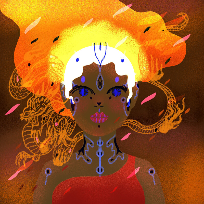 ArtStation - Dragon Girl 3