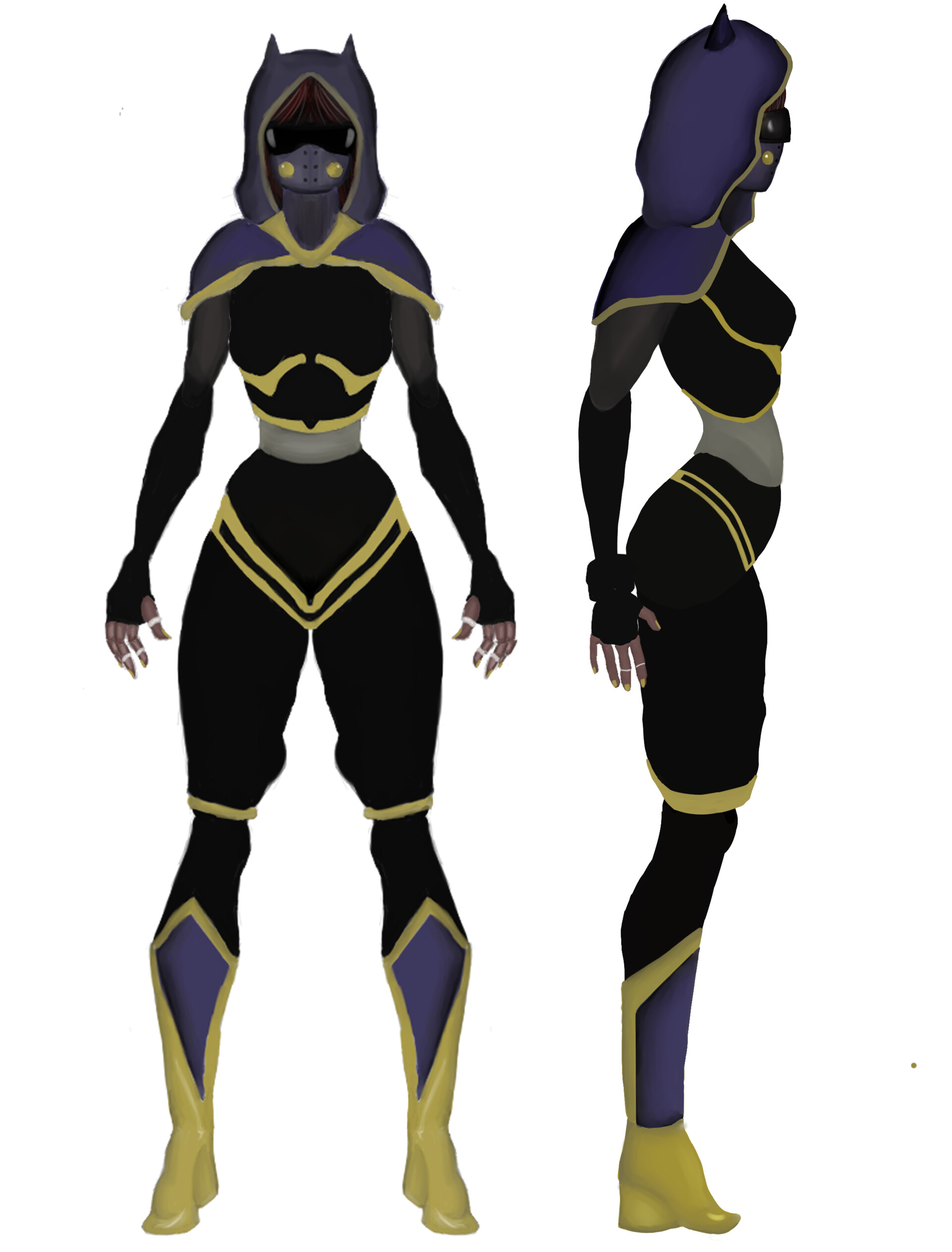 ArtStation - Assassin Women Sketch