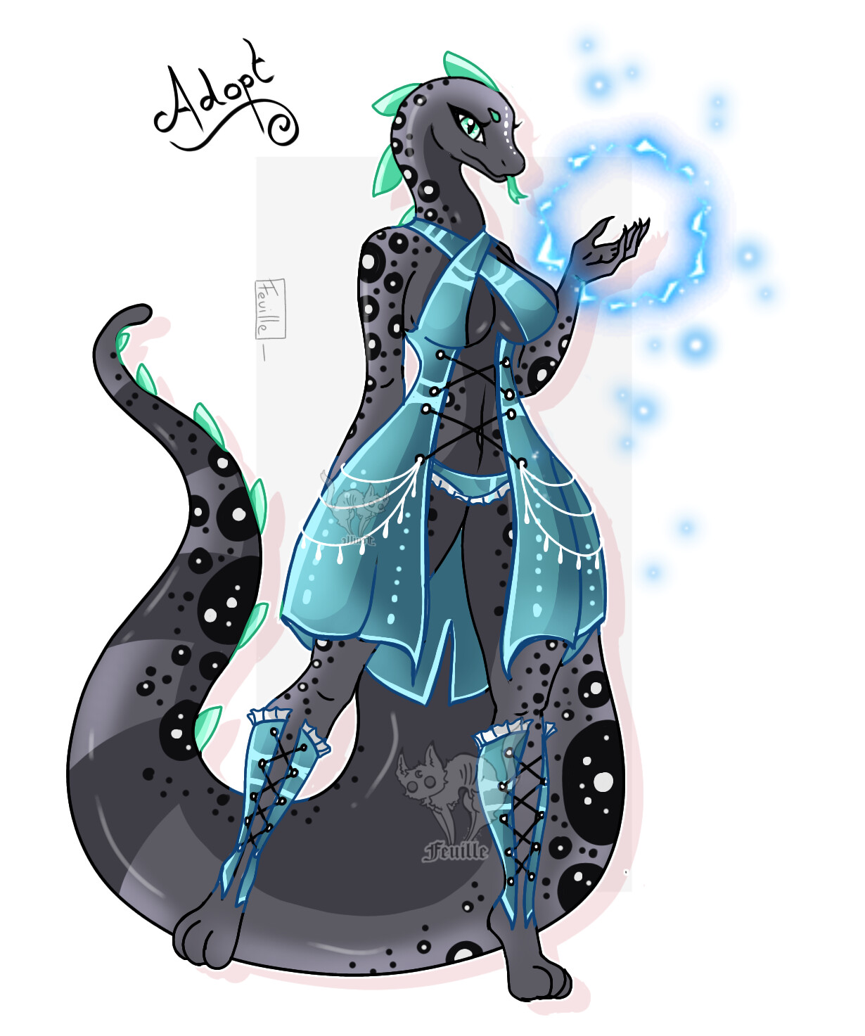 ArtStation - Adopt Elyrë the dark mage snake