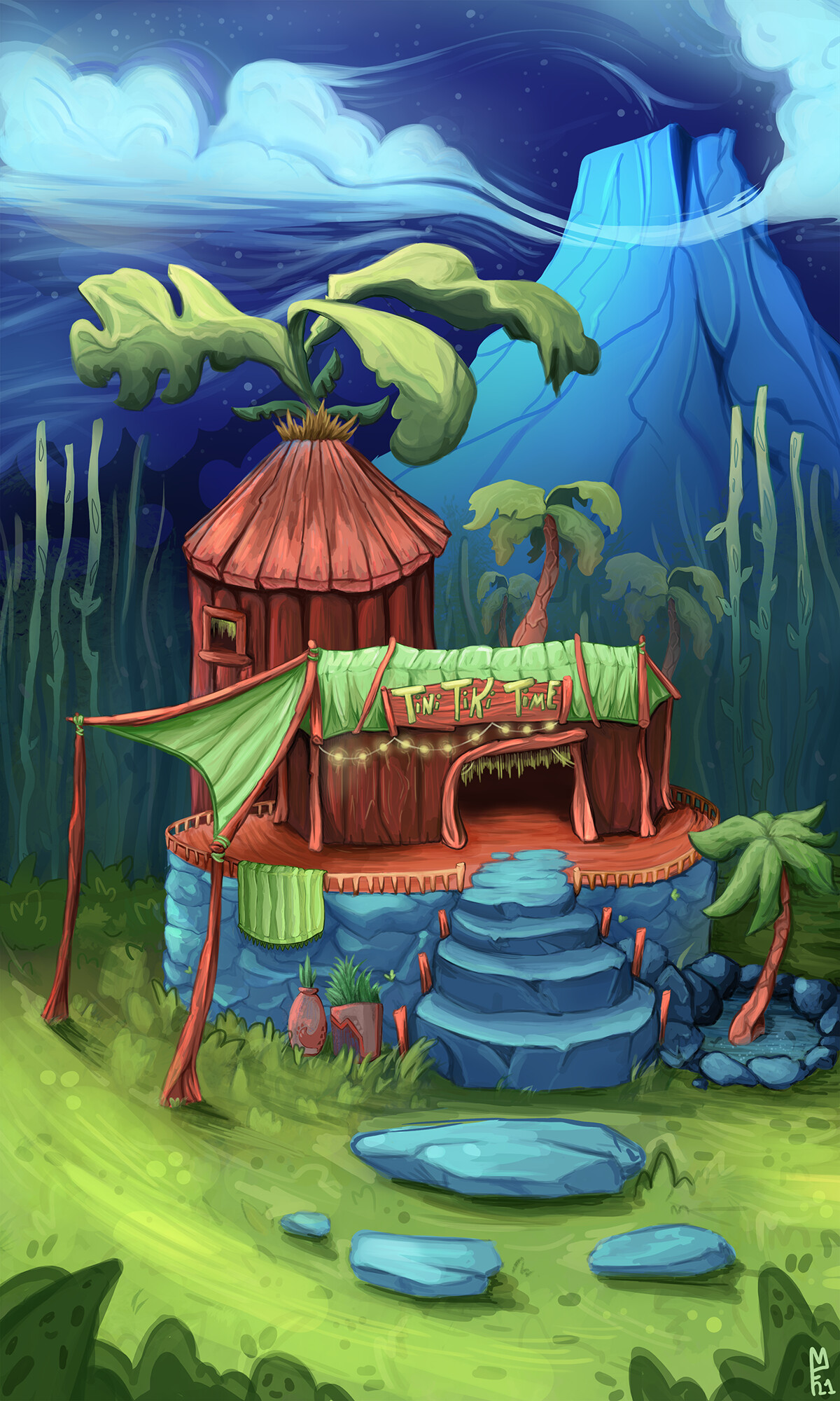 ArtStation - The Tiny Tiki Bar and Grill
