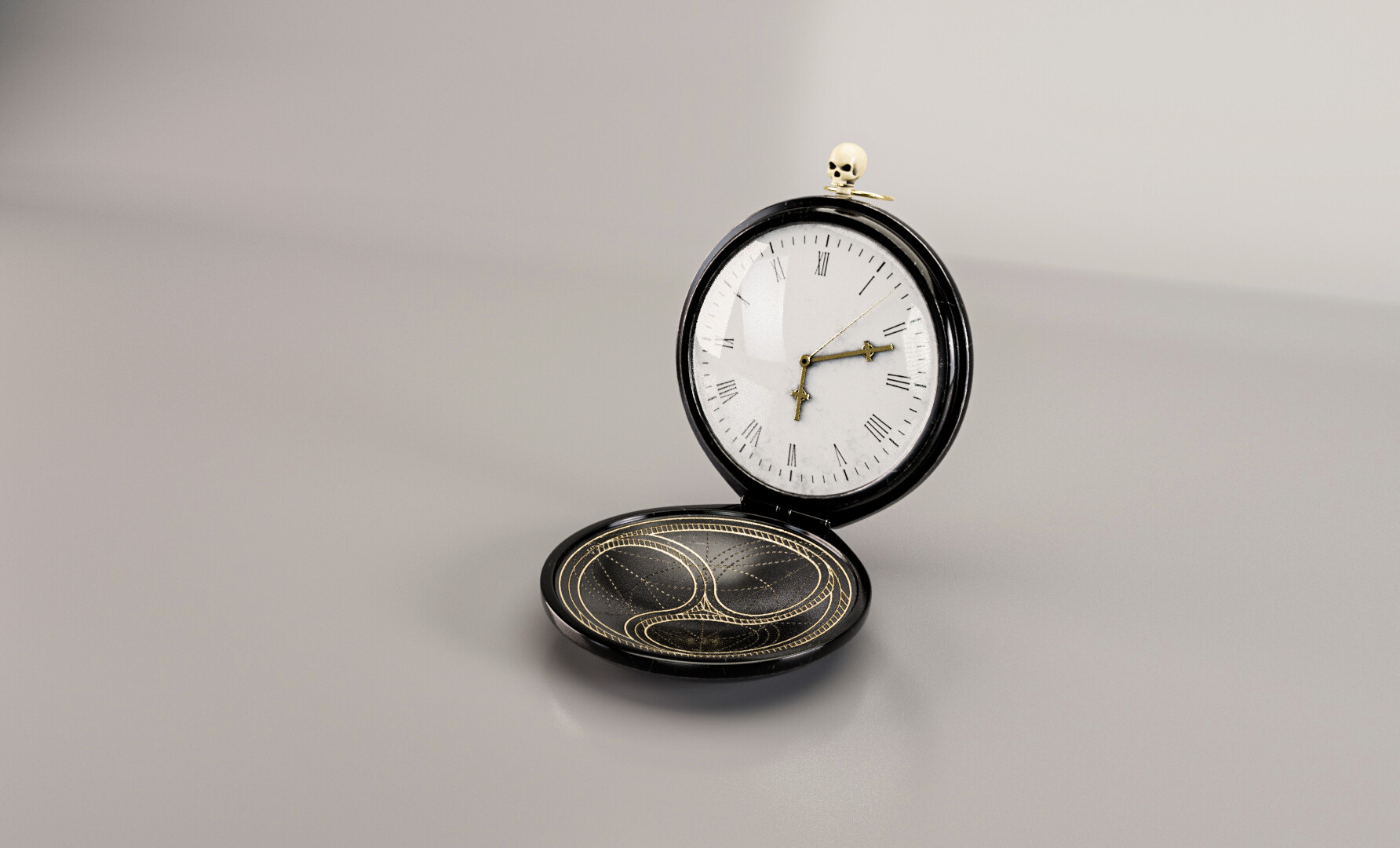 ArtStation - Gothic Pocket watch