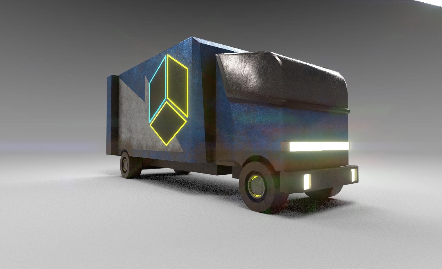 ArtStation - Stylized Sci-fi Truck