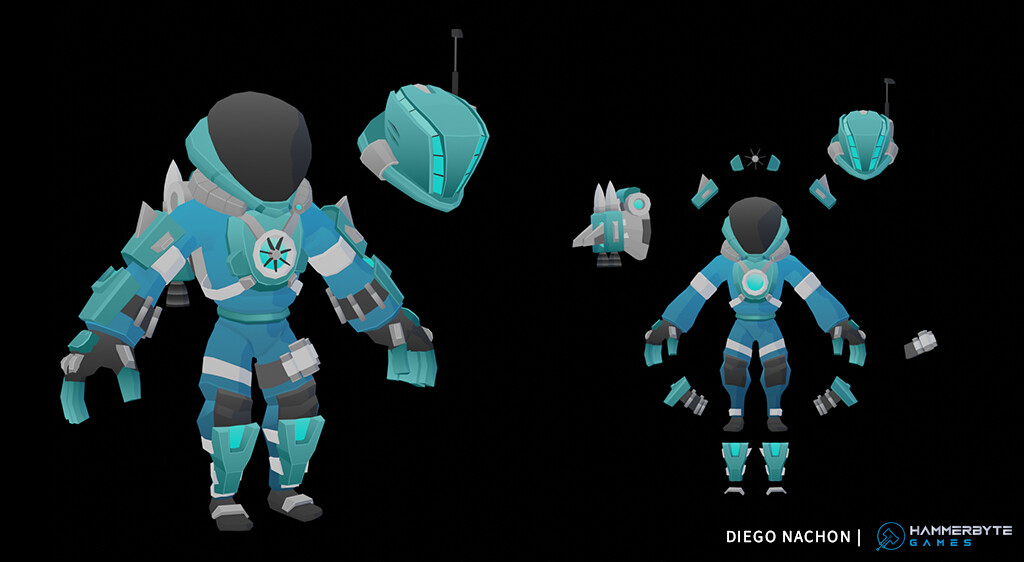 ArtStation - Astronaut Game - HammerbyteGames