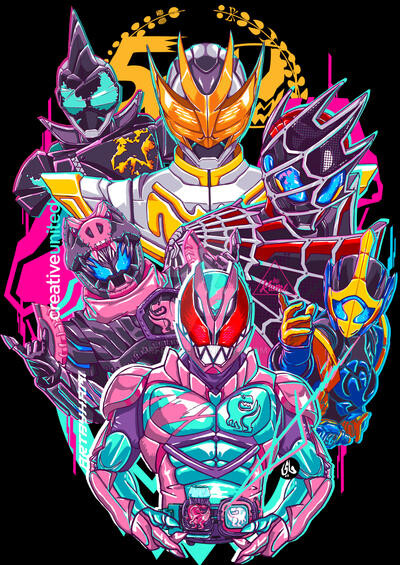 ArtStation - Kamen Rider Revice Buddy All Up!