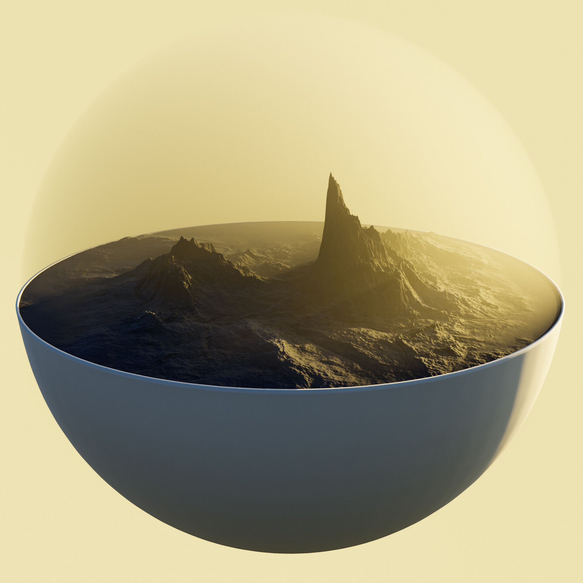 ArtStation - Mount Enu - Morning