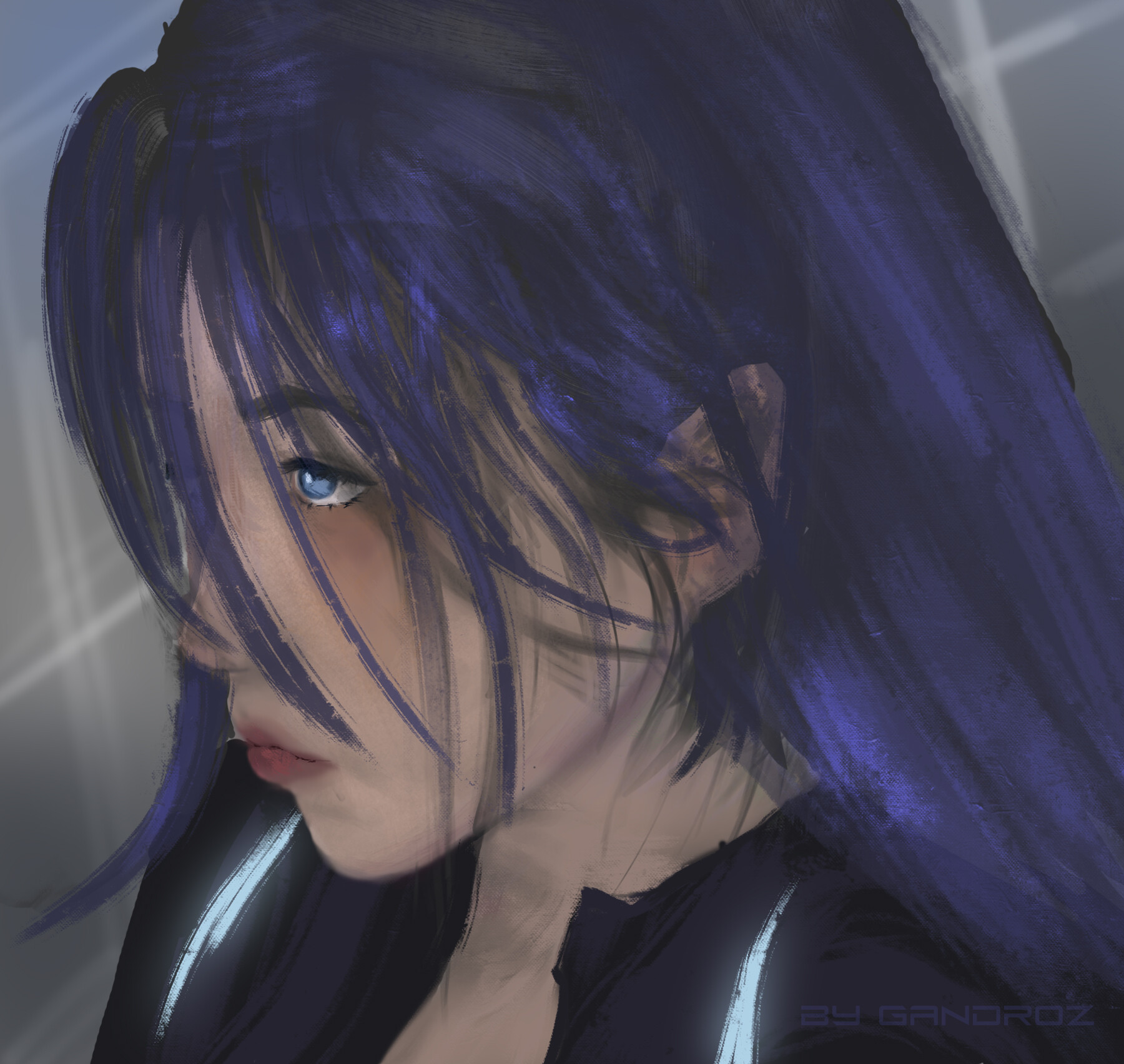 ArtStation - Blue eyes, suzy