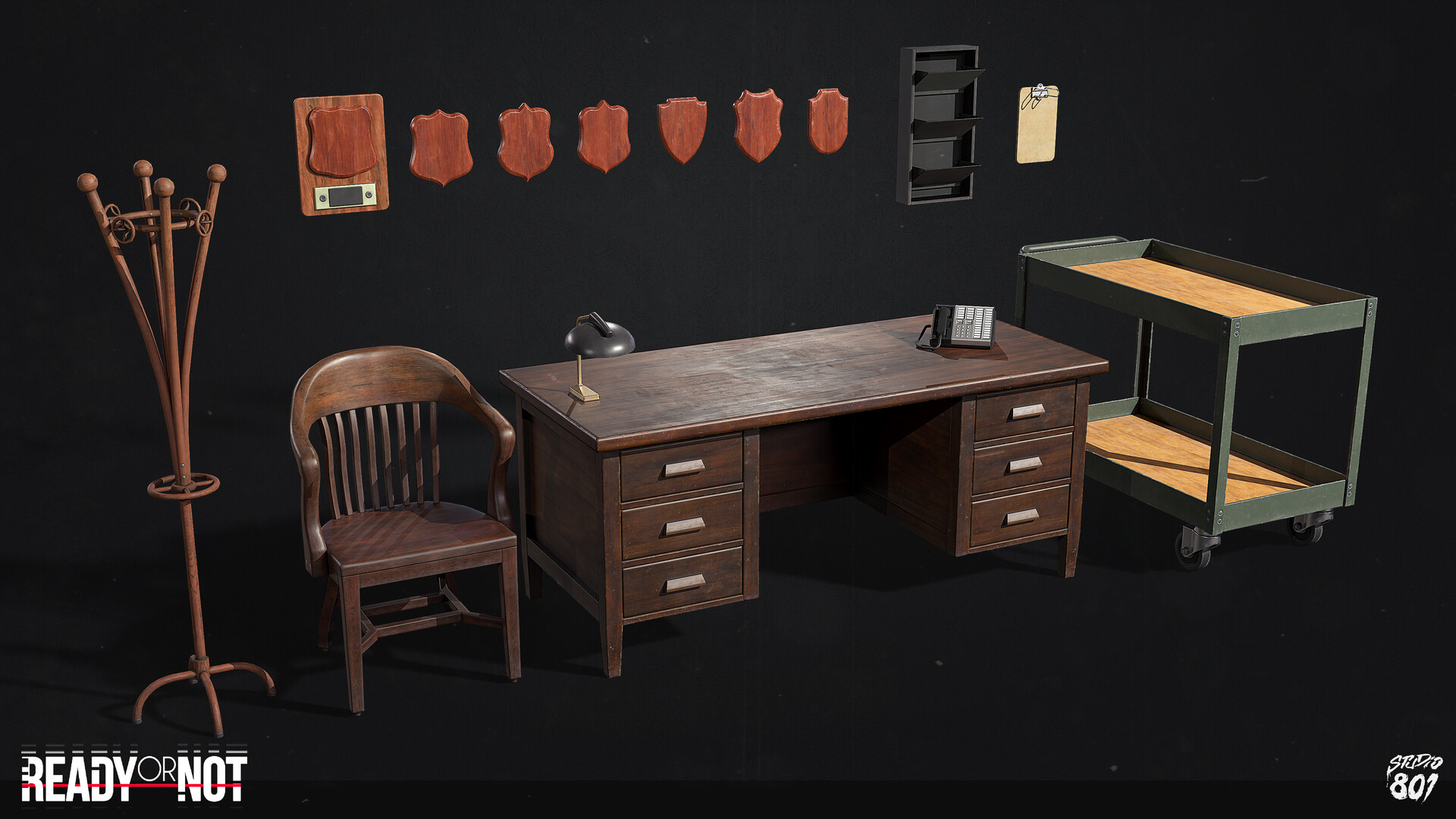 Game Development - Police station props