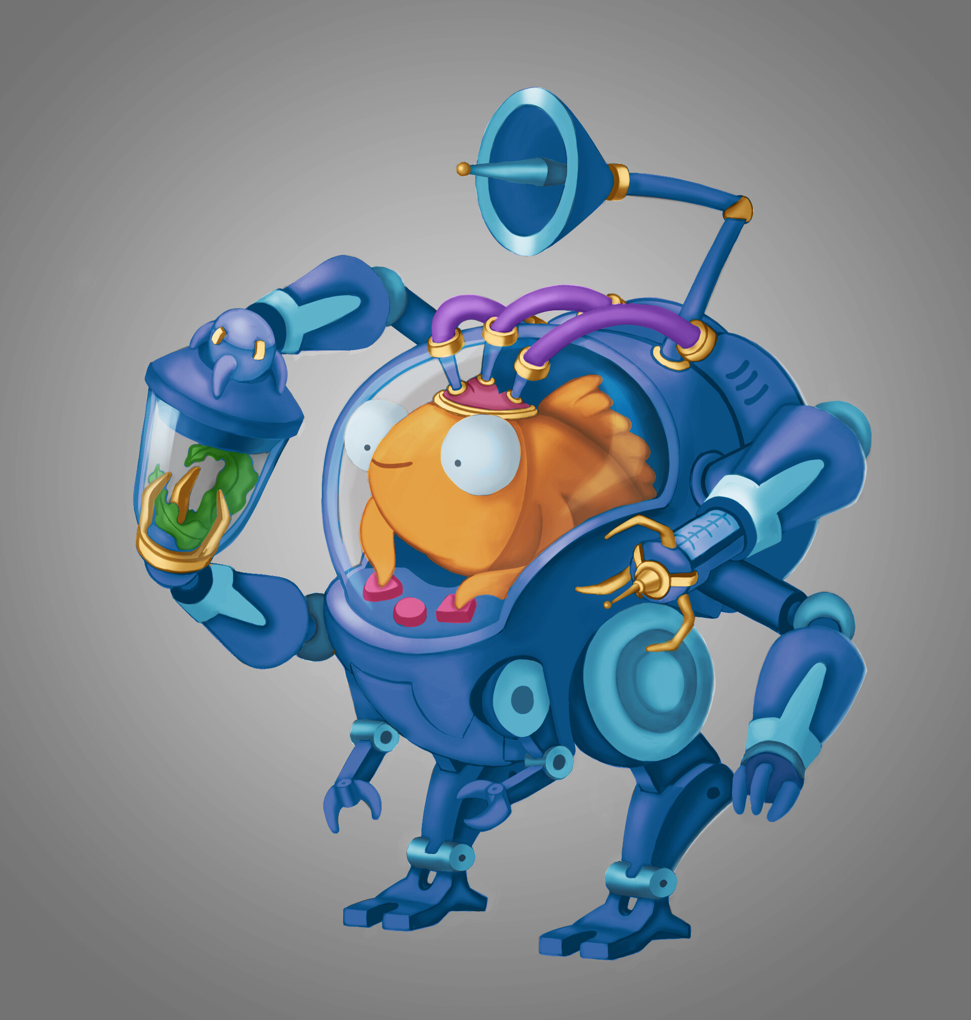 ArtStation - Robot Fish