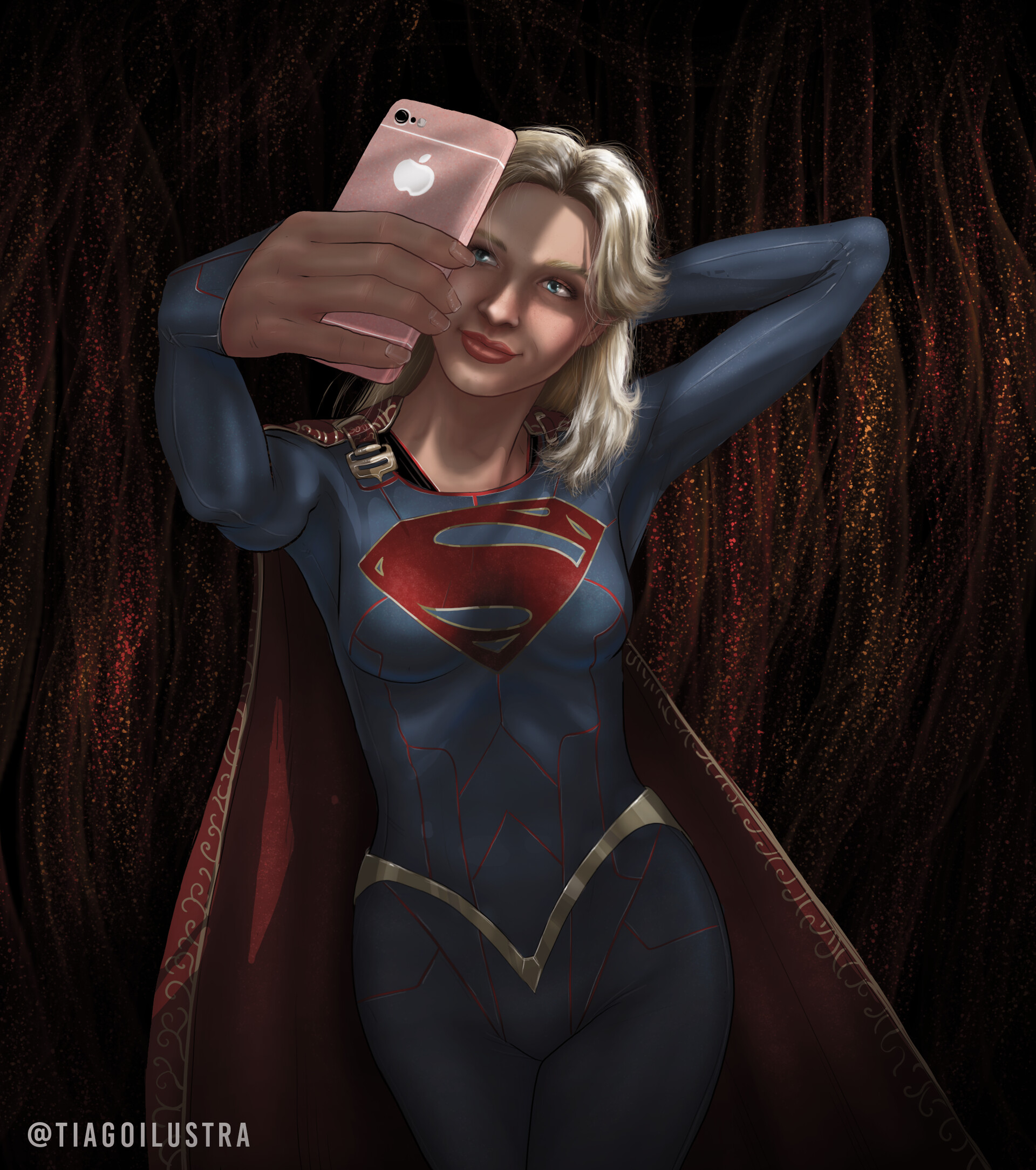 ArtStation - Supergirl Selfie