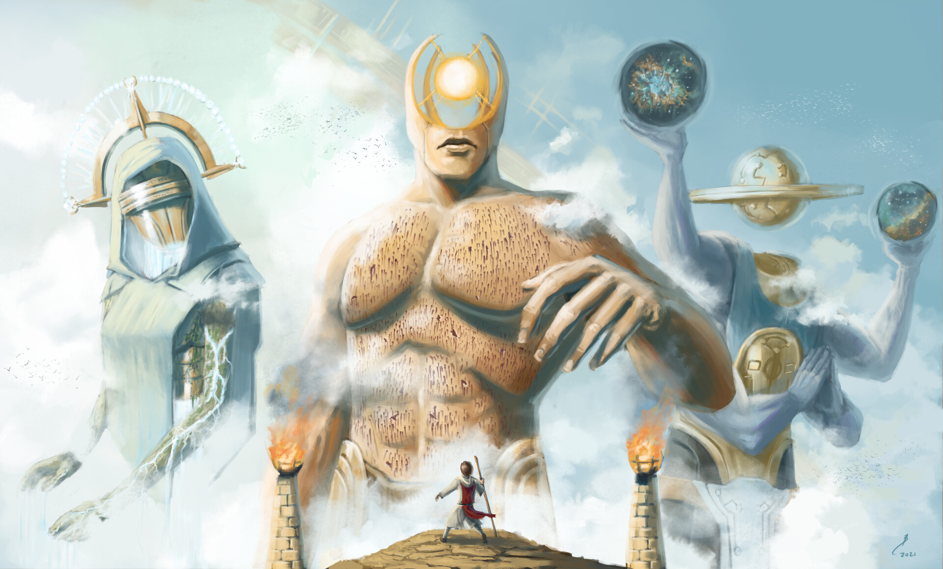 ArtStation - The Ancient Gods