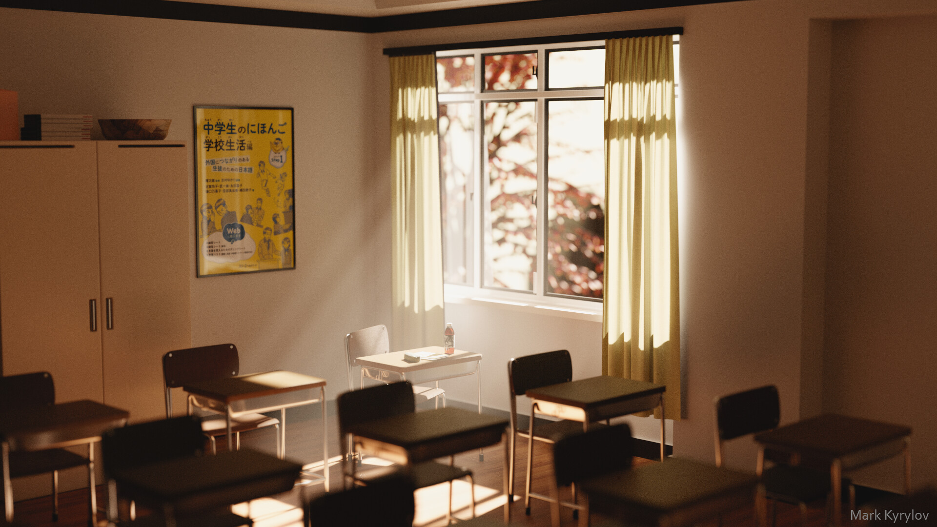 ArtStation - Empty Classroom