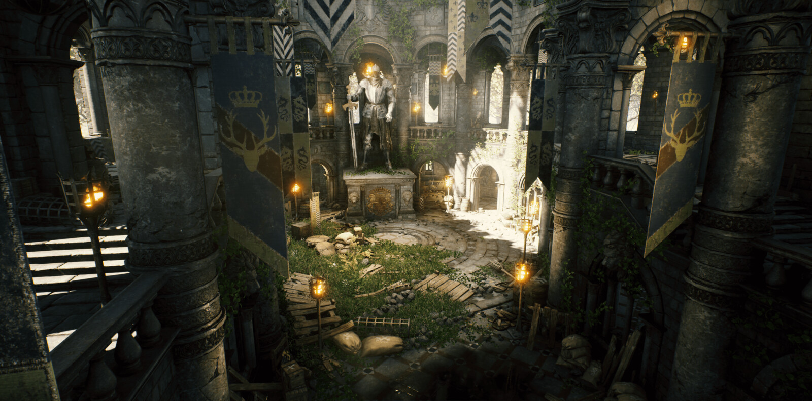 Da_jeong - FOR HONOR Cathedral Map Fan Art / 3D Environment Art