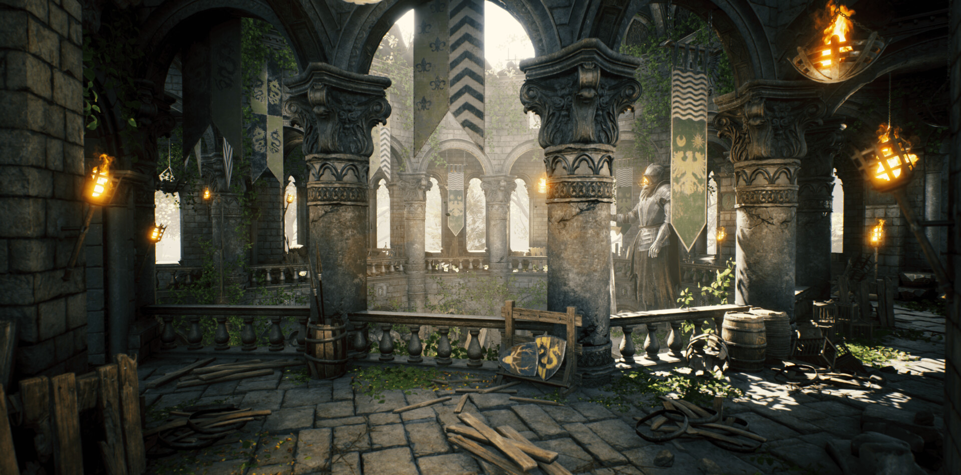 Da_jeong - FOR HONOR Cathedral Map Fan Art / 3D Environment Art