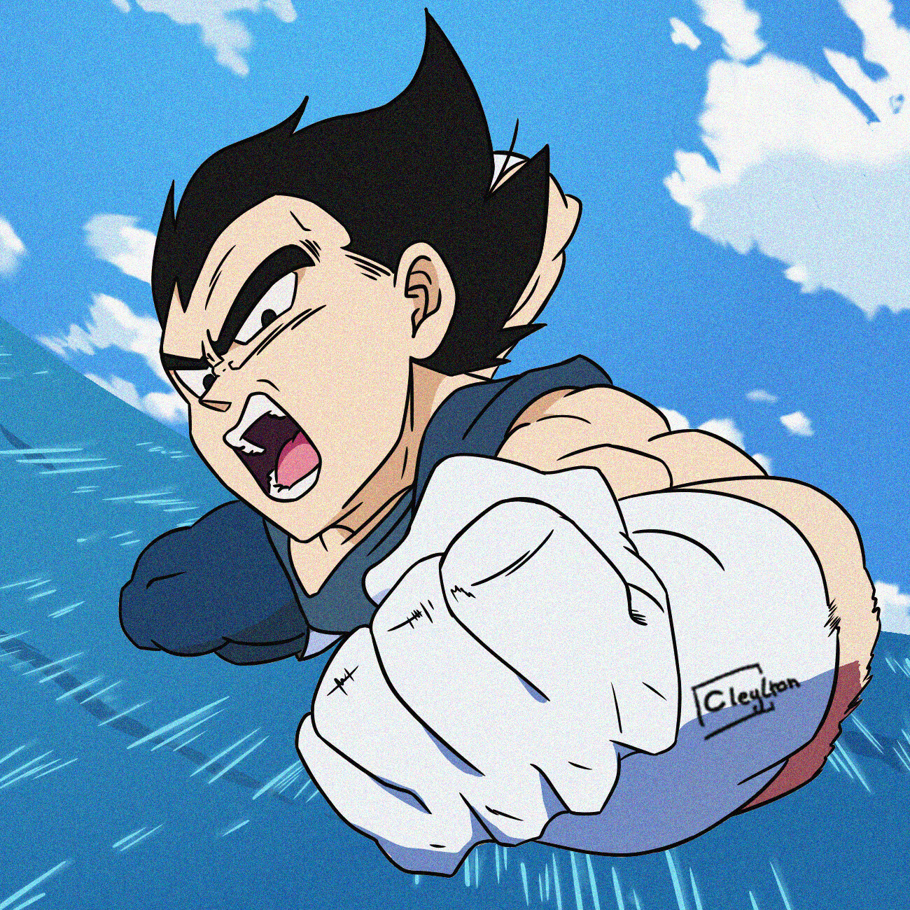 ArtStation - Vegeta Fan Art