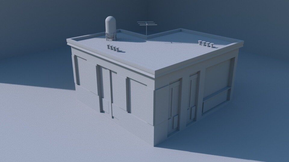 ArtStation - Simple Building Model