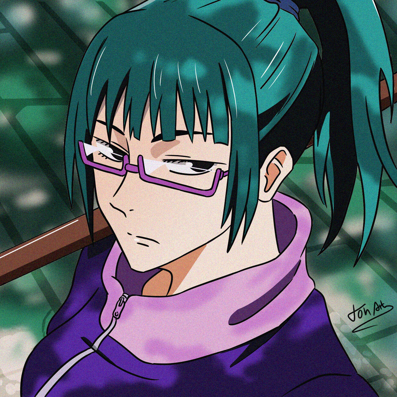 ArtStation - Maki Zenin Fan Art