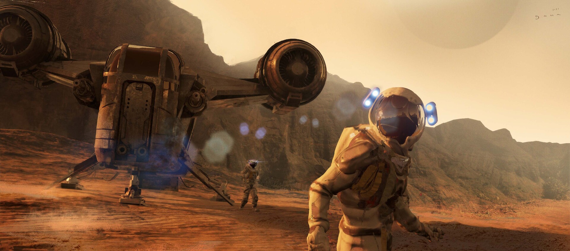 ArtStation - Mars exploration concept art with Unreal Engine part 2