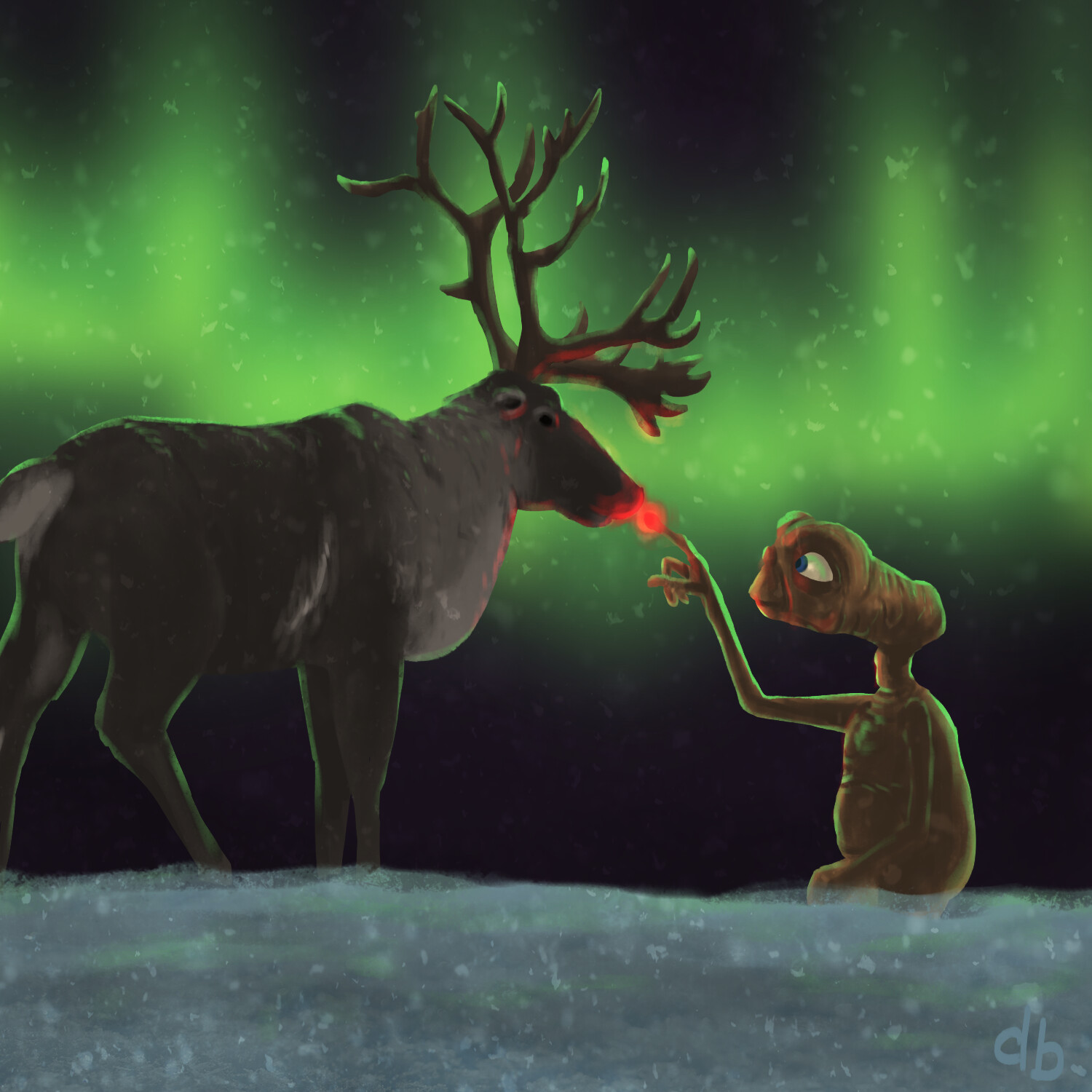 ArtStation - E.T. Explores! Winter Solstice