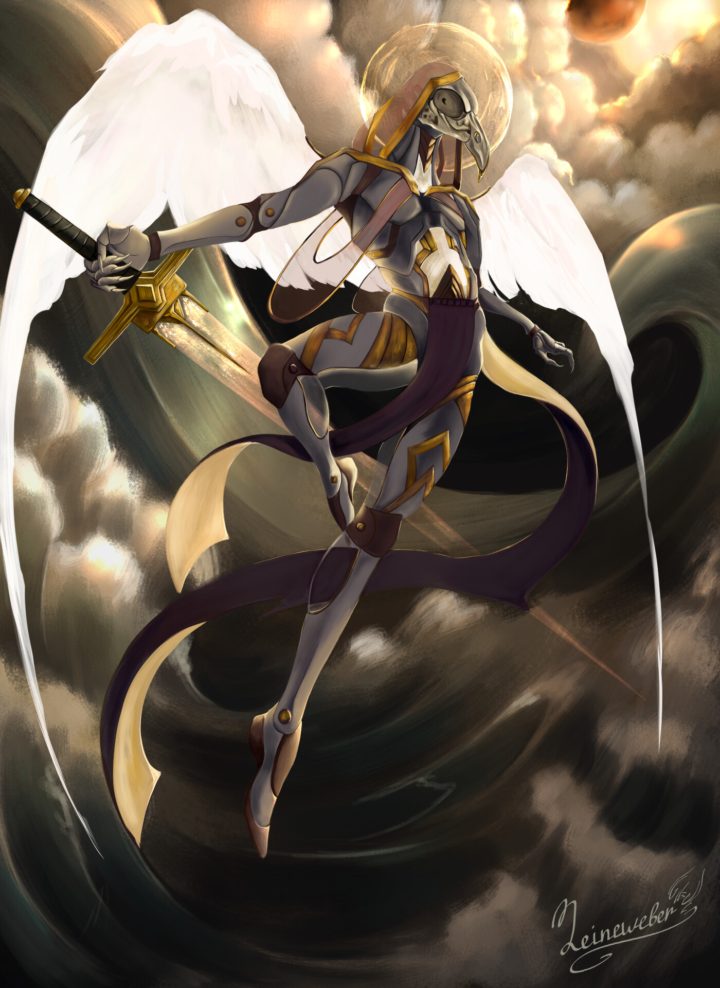 Mechanical Angel Wallpaper