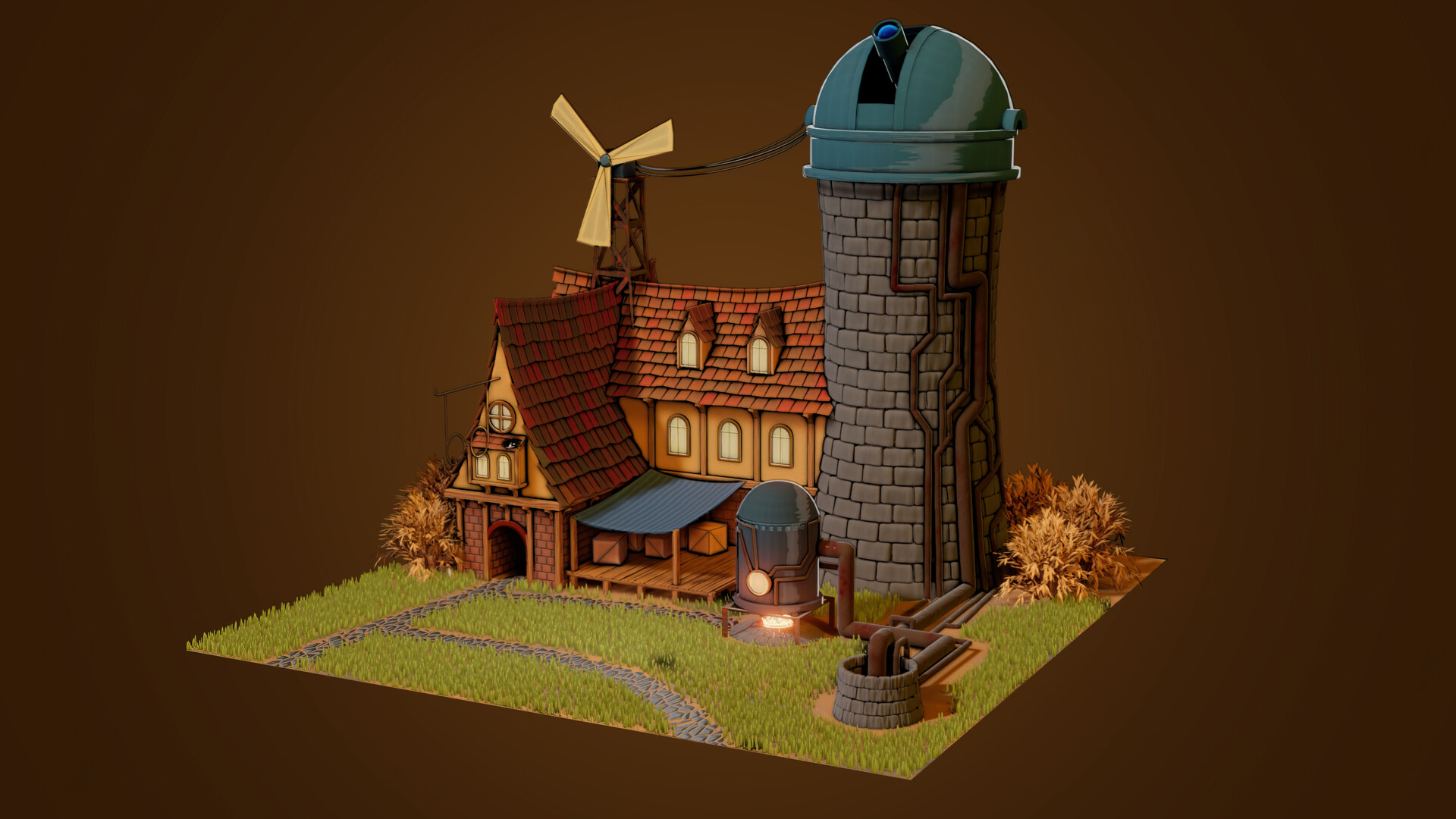 ArtStation - ENGINEER'S HOUSE