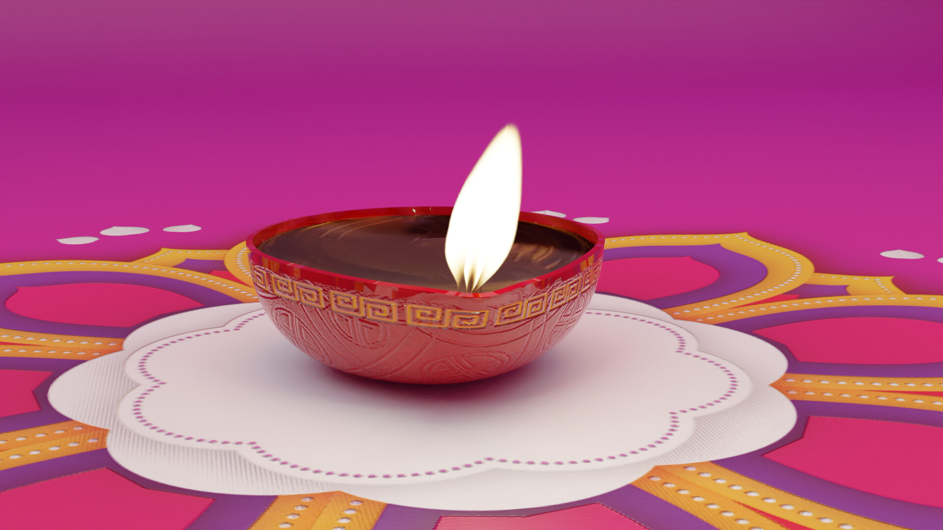 ArtStation - Diwali Diya Animation