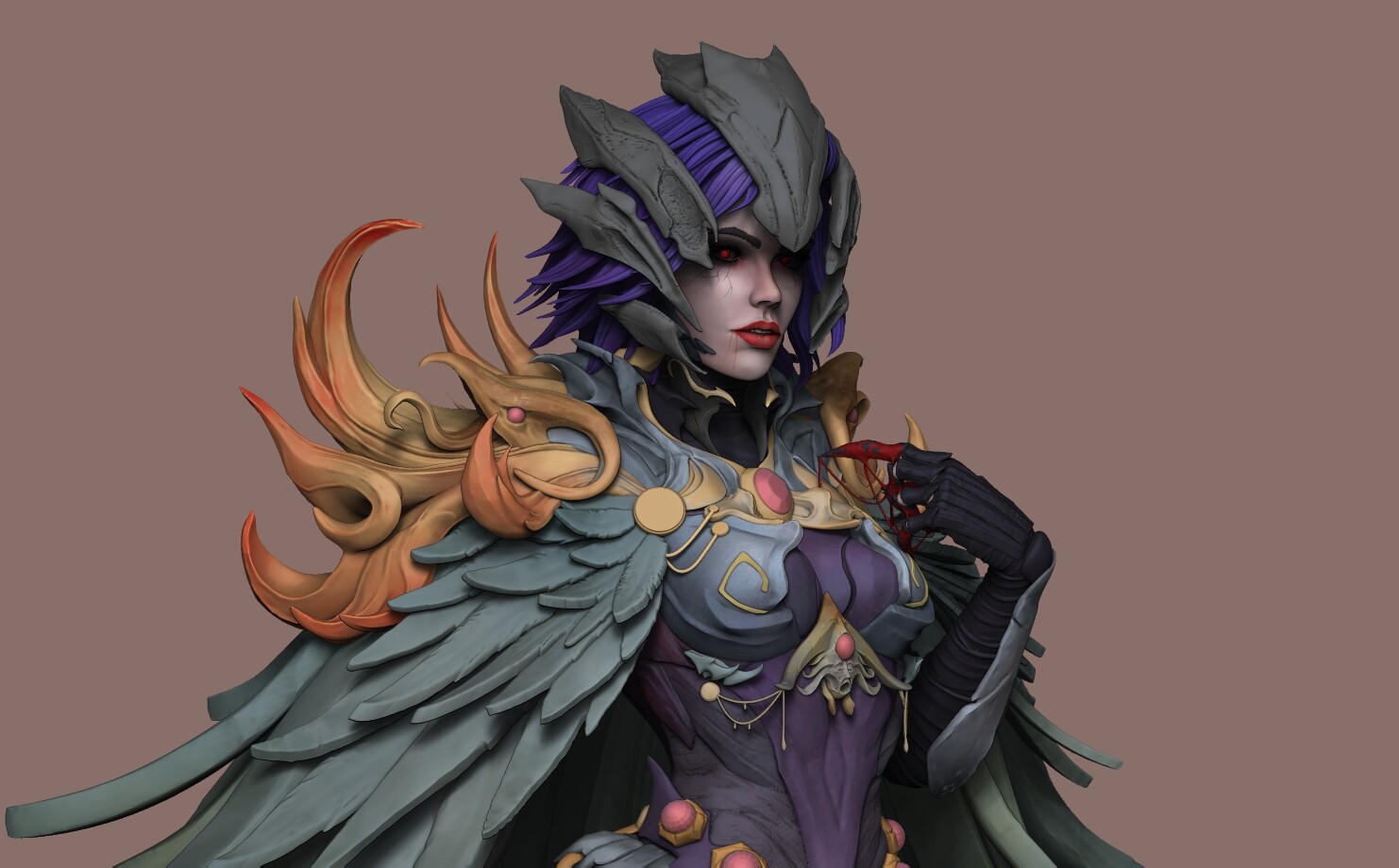 Levan patsatsiya - Raven. Daughter of Trigon