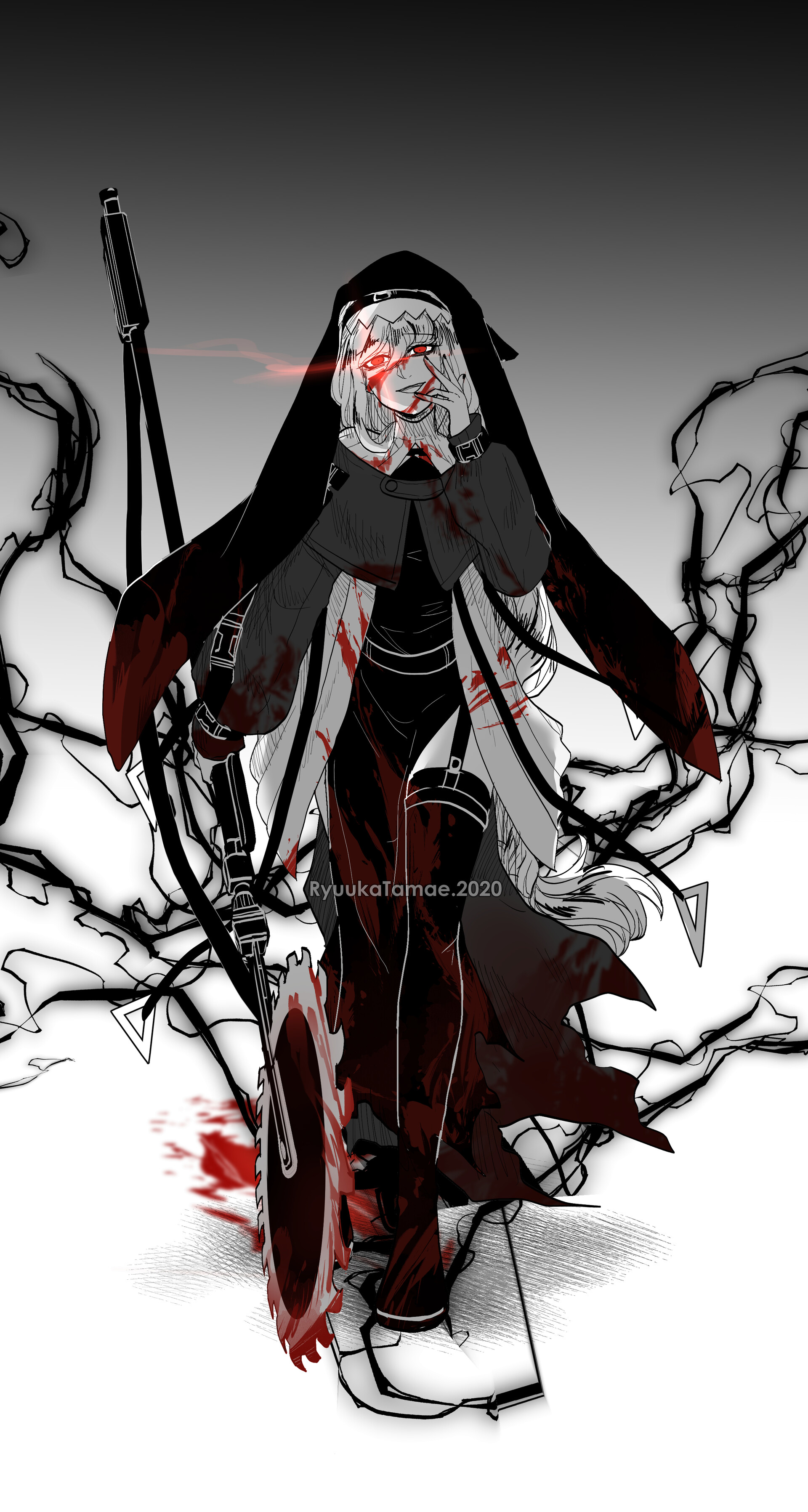 ArtStation - Spooky nun