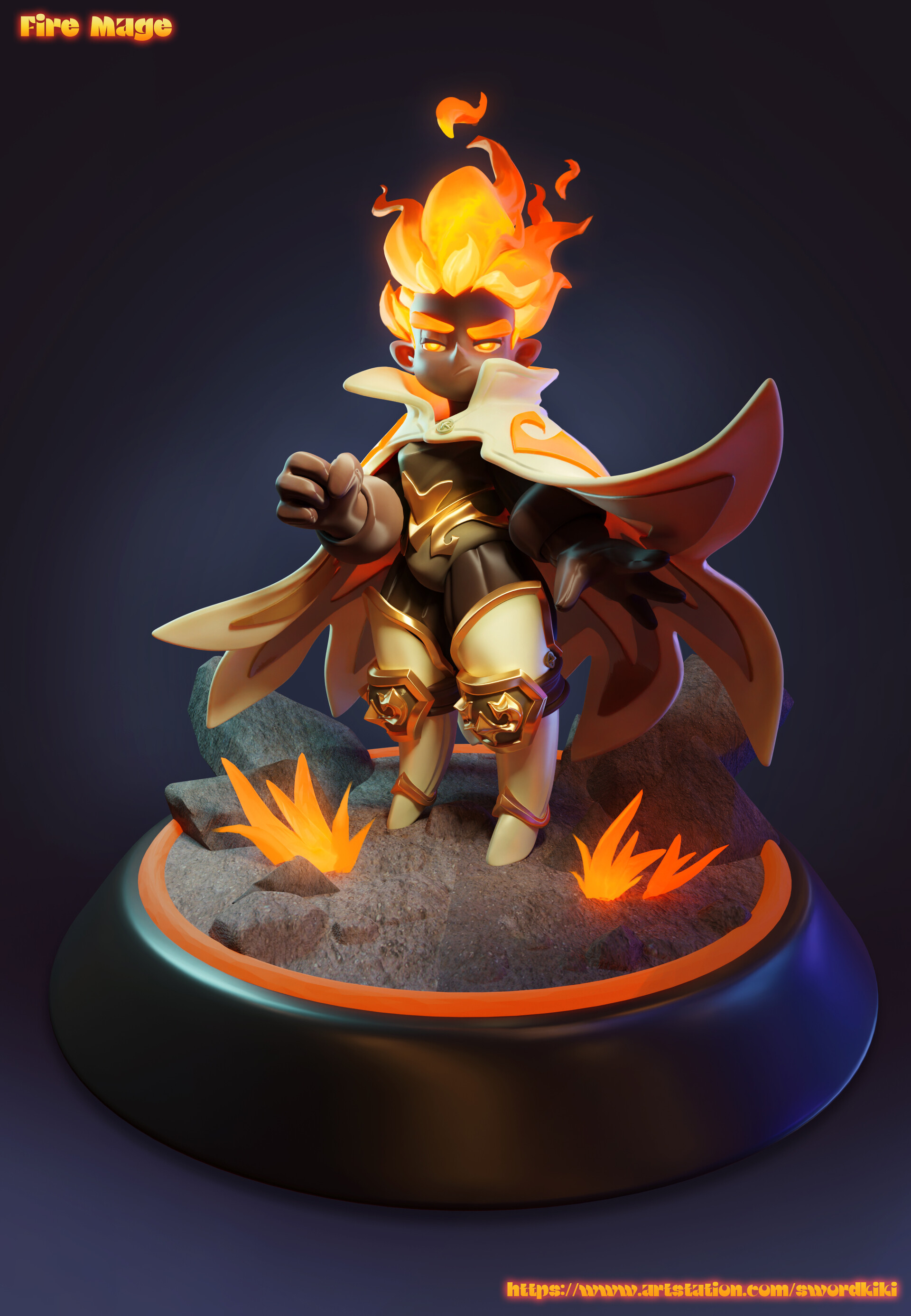 ArtStation - Fire Mage