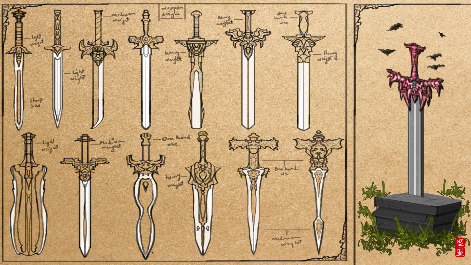 ArtStation - weapon design