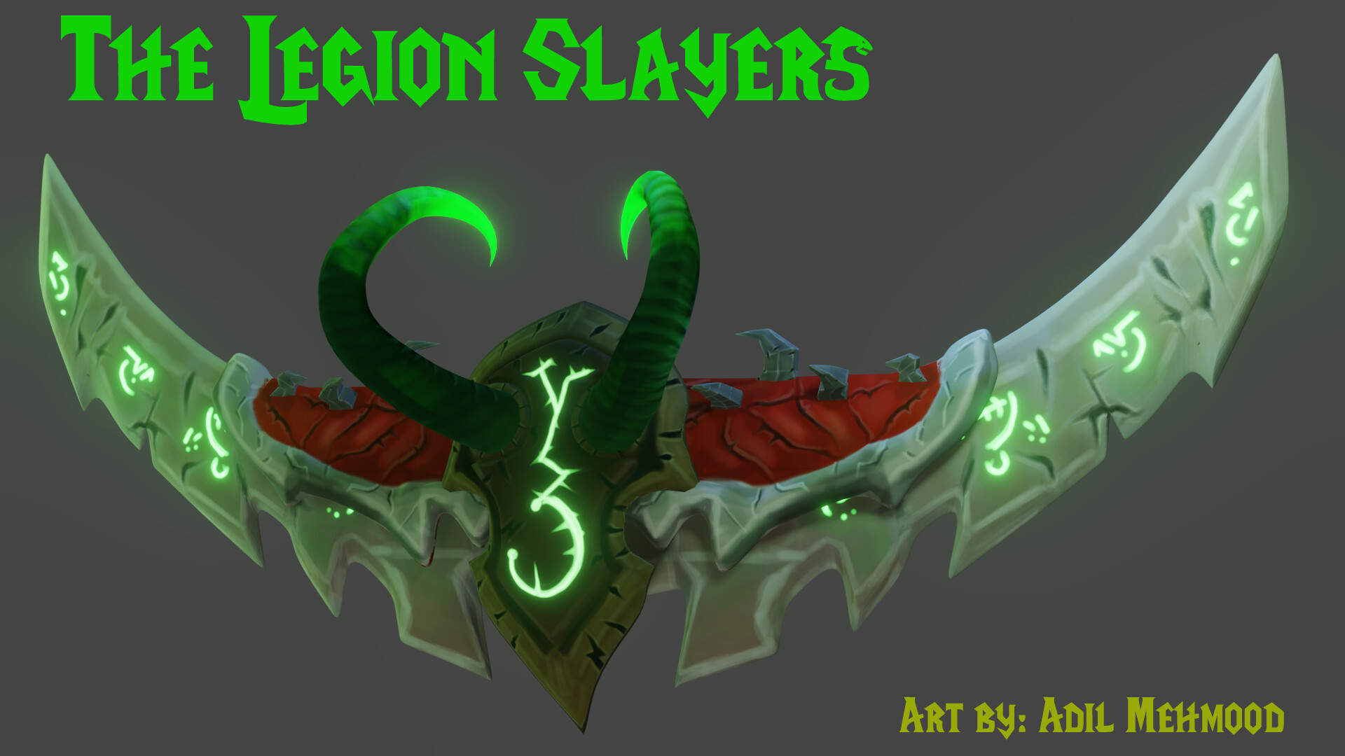 ArtStation - Legion Slayer - Stylized Warglaives