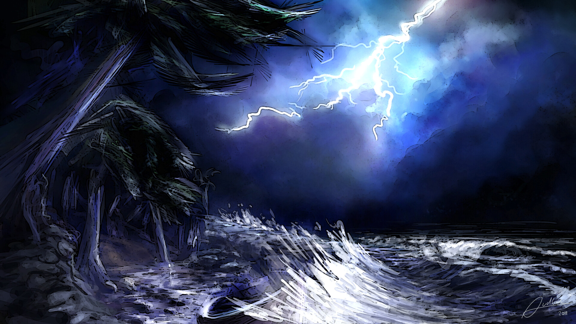 ArtStation - Tropical Storm