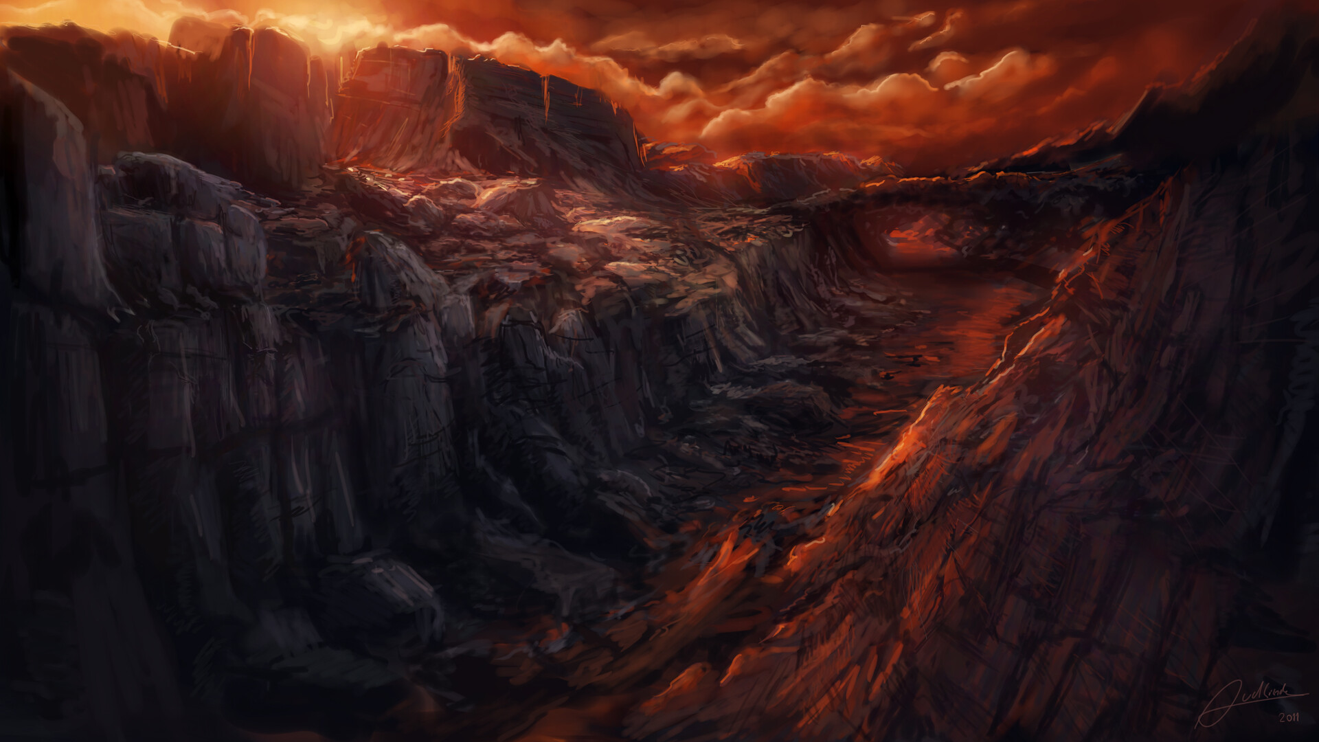 ArtStation - River Red