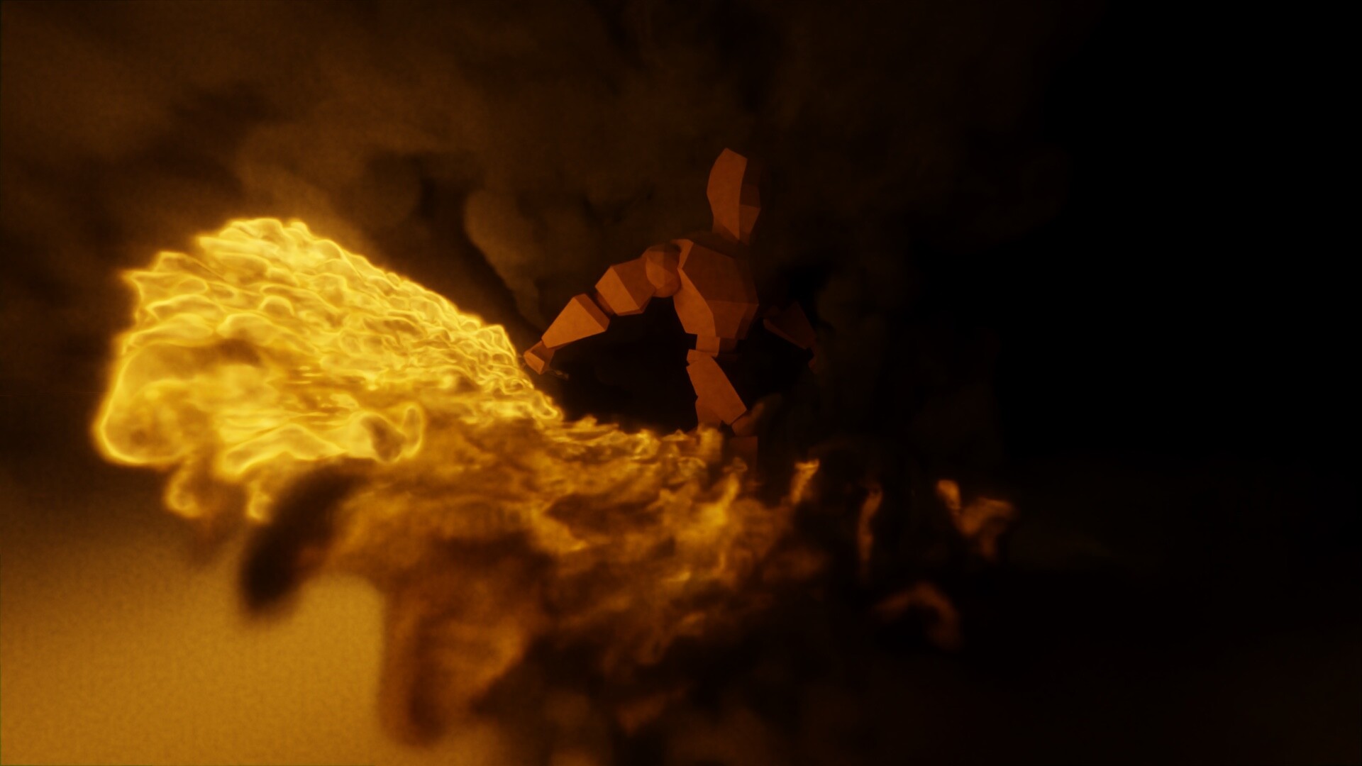 ArtStation - Flaming katana