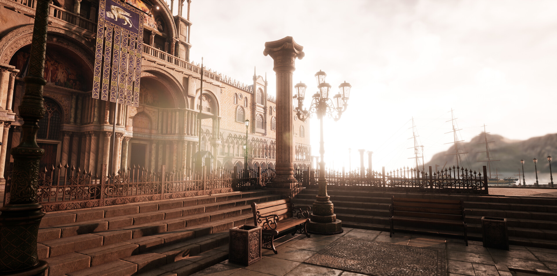 ArtStation - san marco square 3d environment modeling