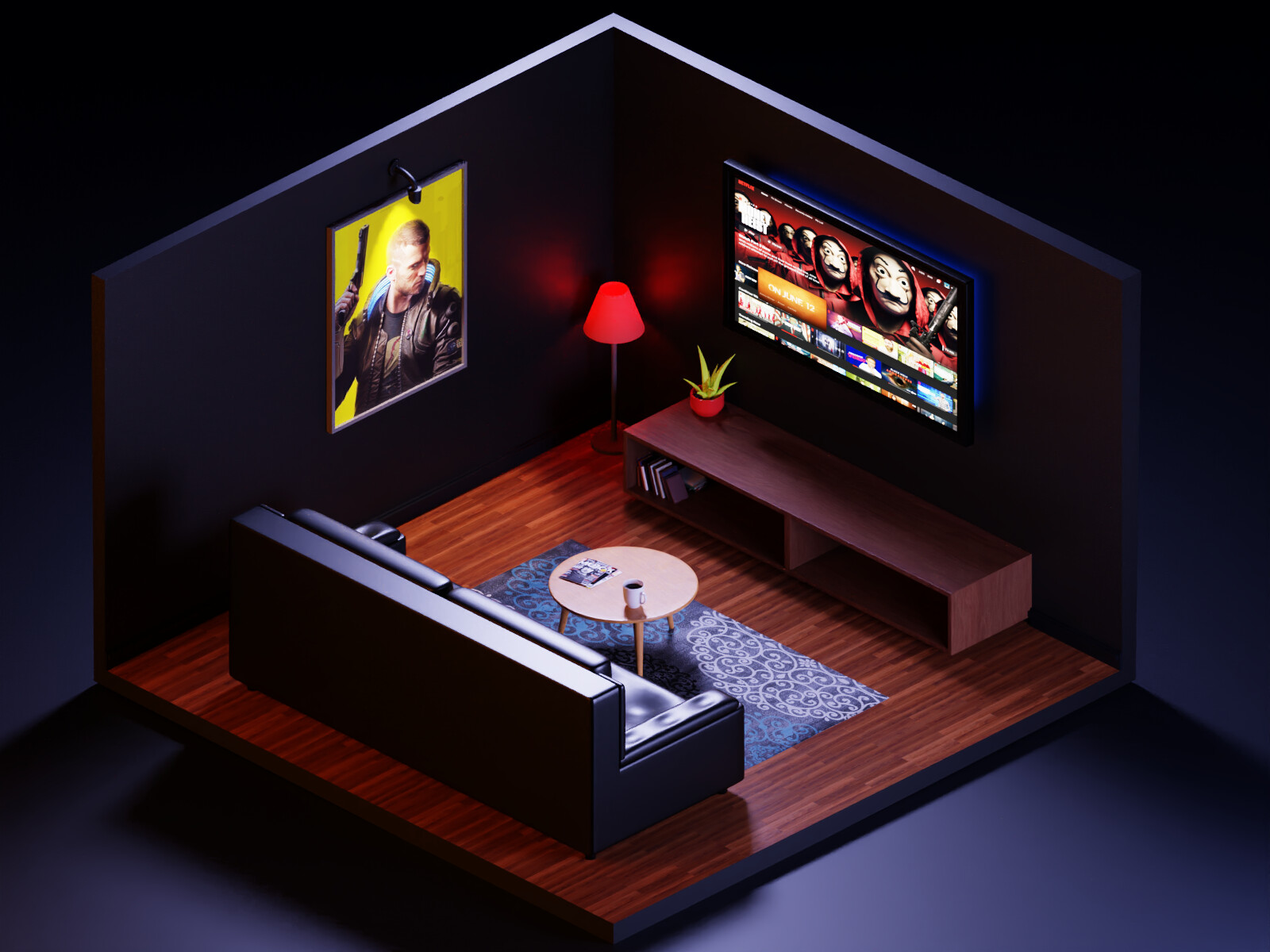 ArtStation - Isomeric Room