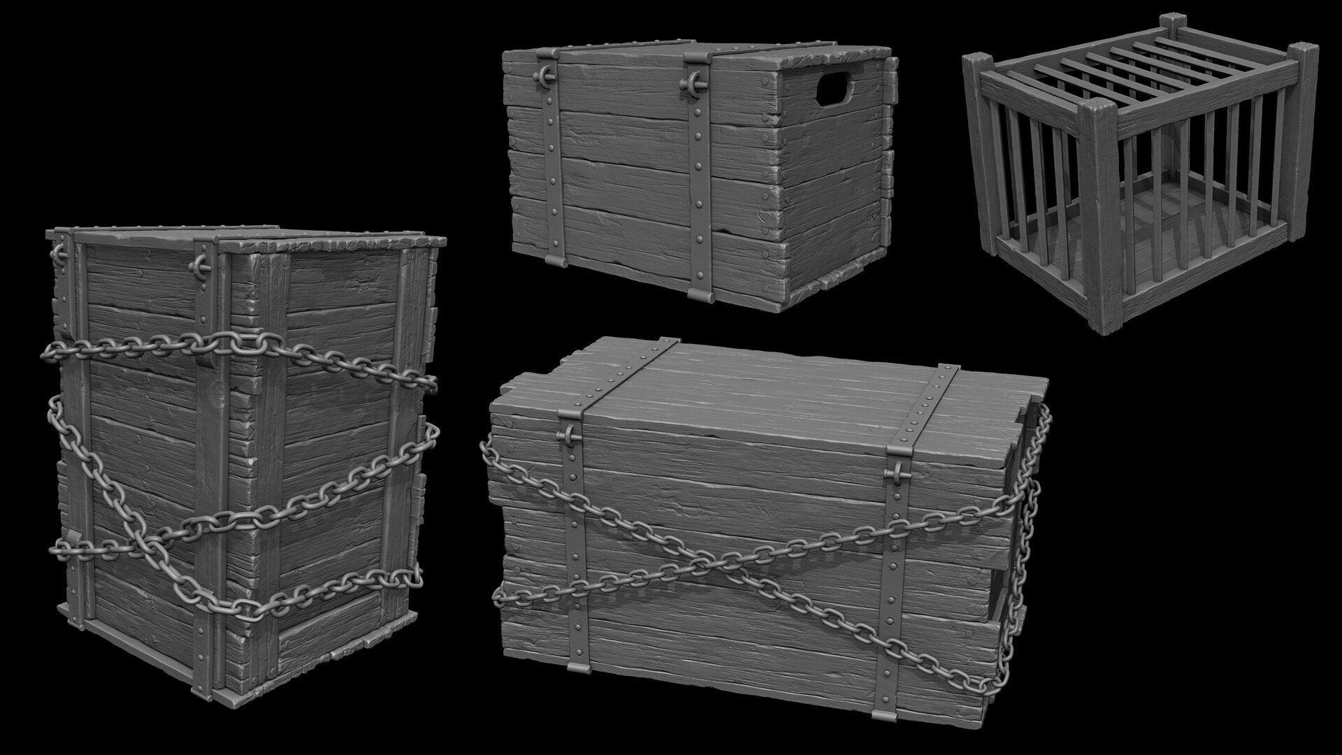 Da_jeong - FOR HONOR Cathedral Map Fan Art / 3D Environment Art _ Prop