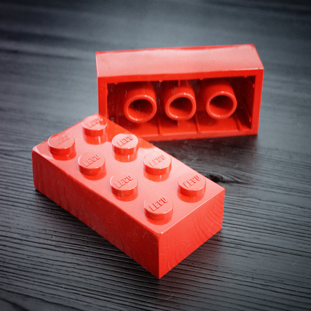 Martin Schrimpel - "Two pieces of Lego bricks 2021"