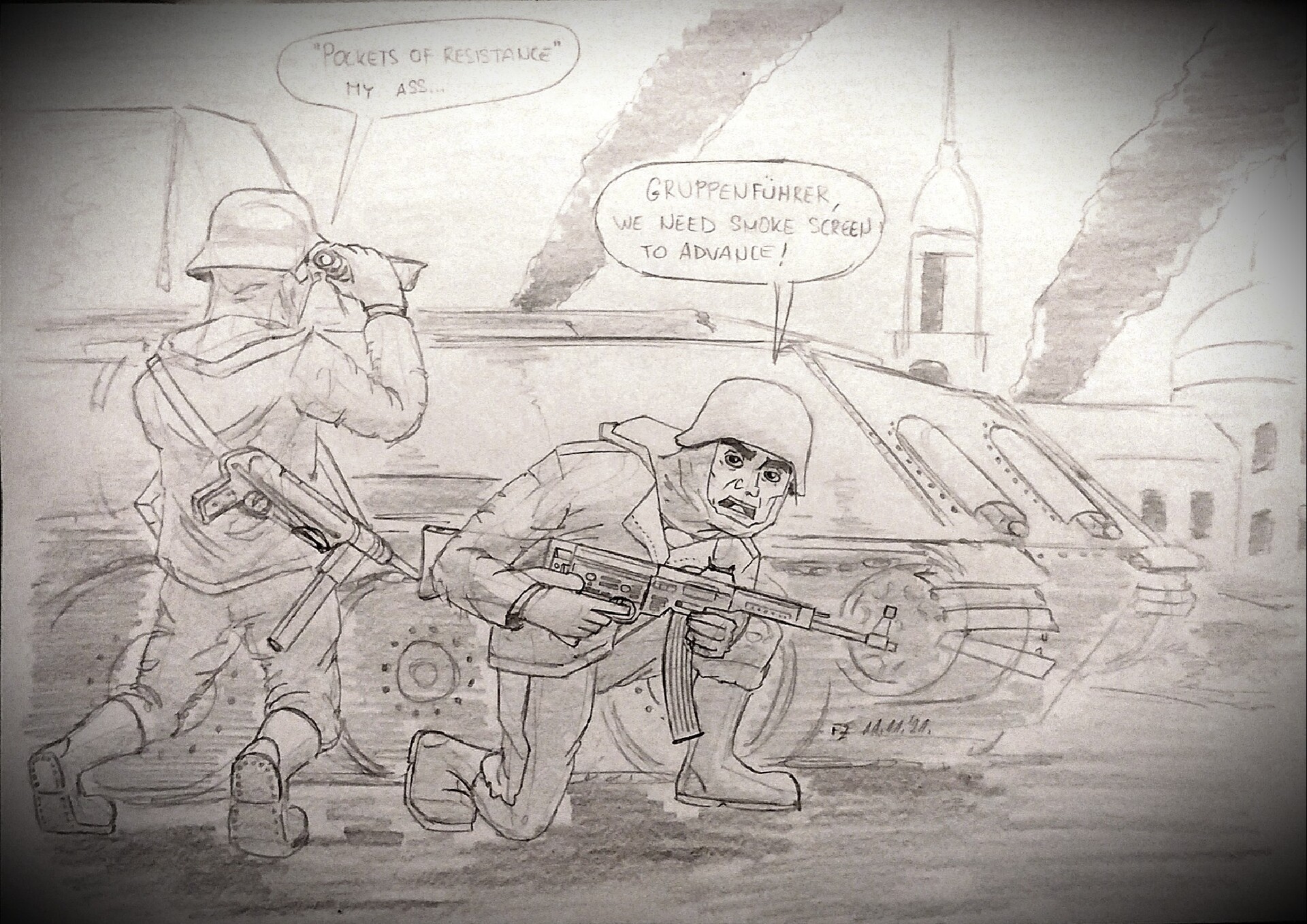 ArtStation - Spartanovka (Red Orchestra 2 Fan Art)