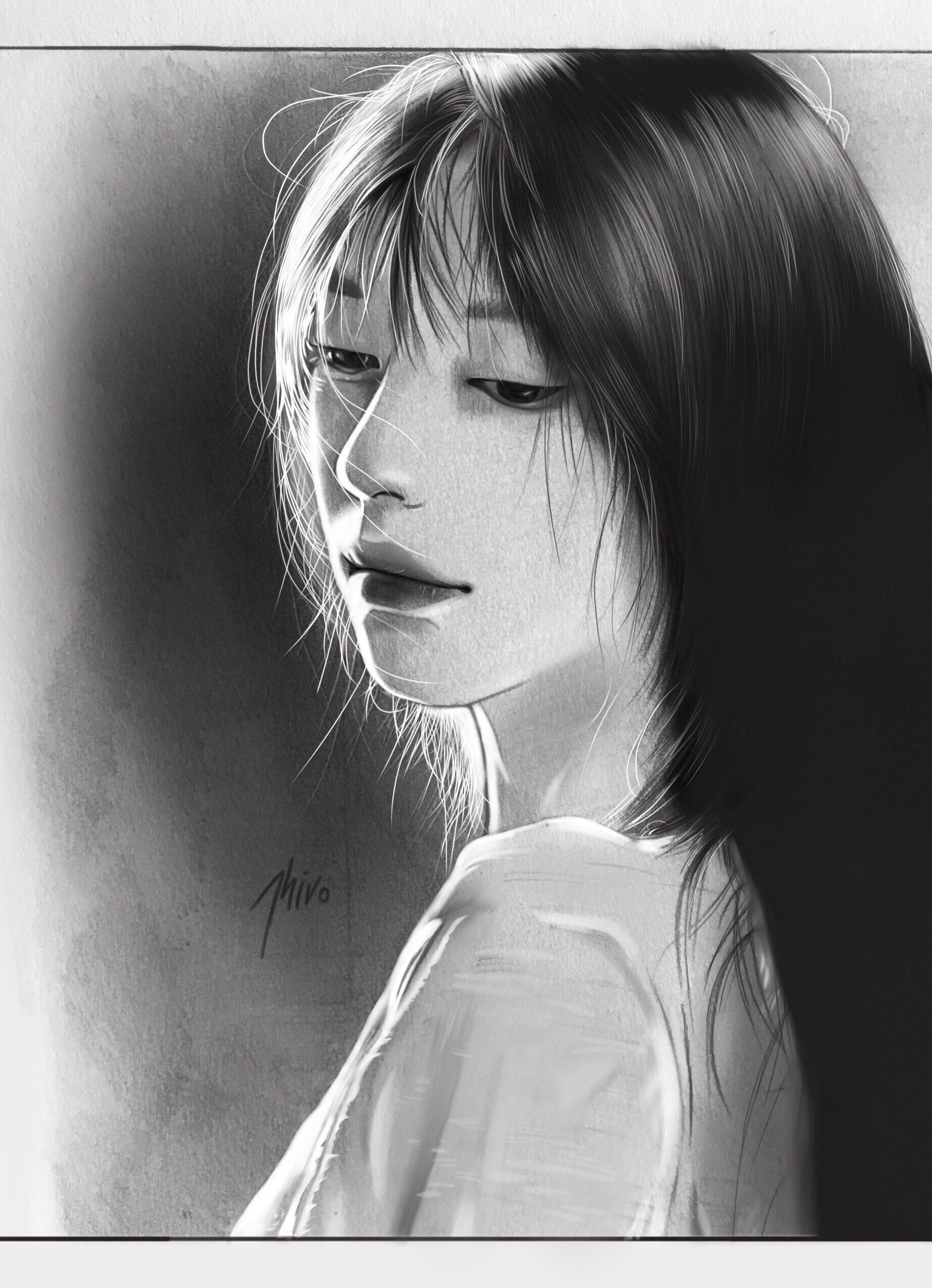 ArtStation - Asian girl