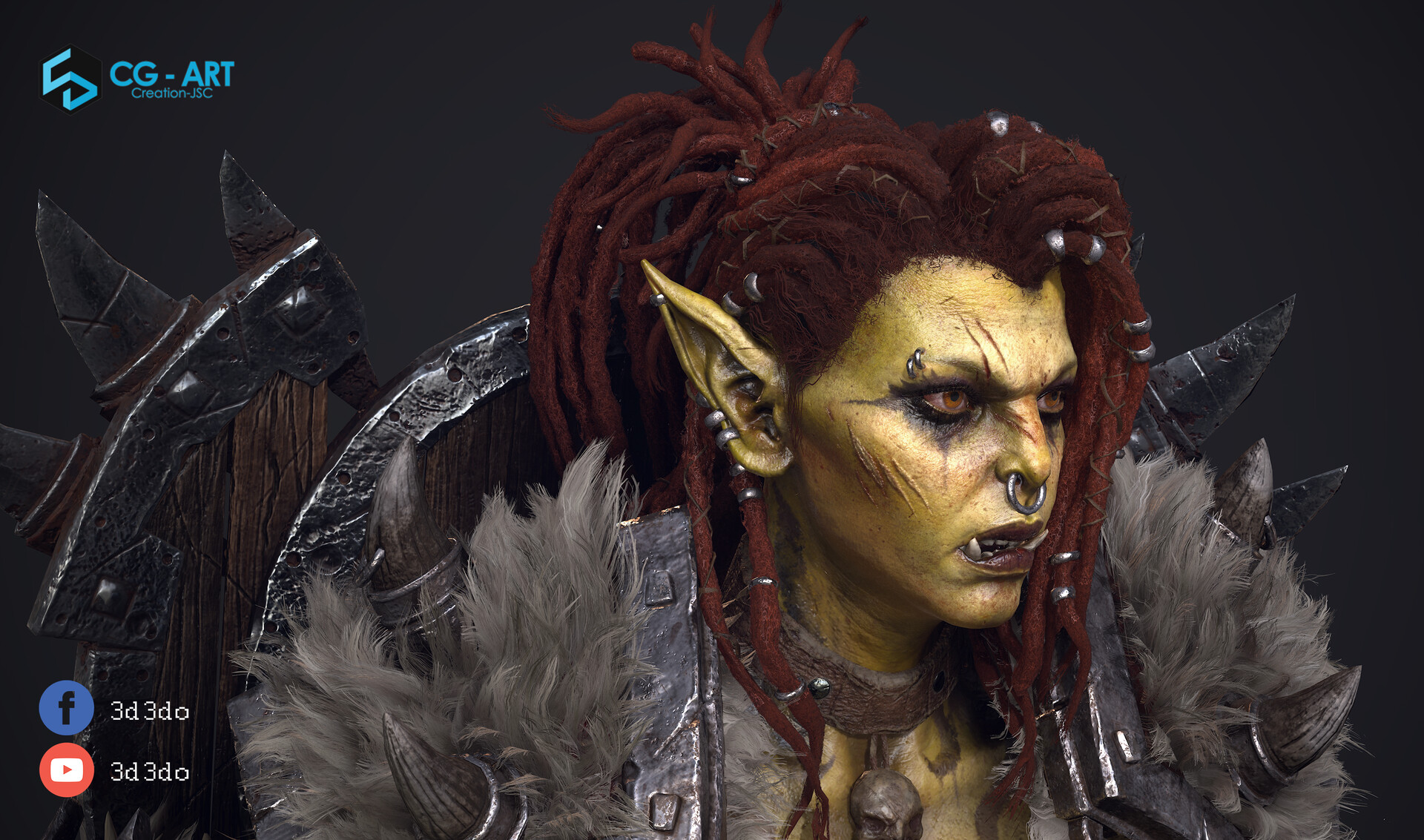 Orc Warrior Wow Female
